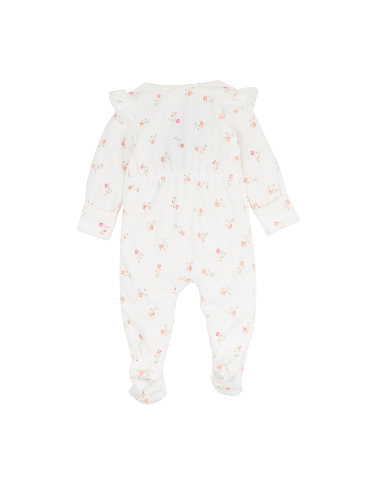 Bebe By Minihaha Baby Molly Velour Onesie | David Jones