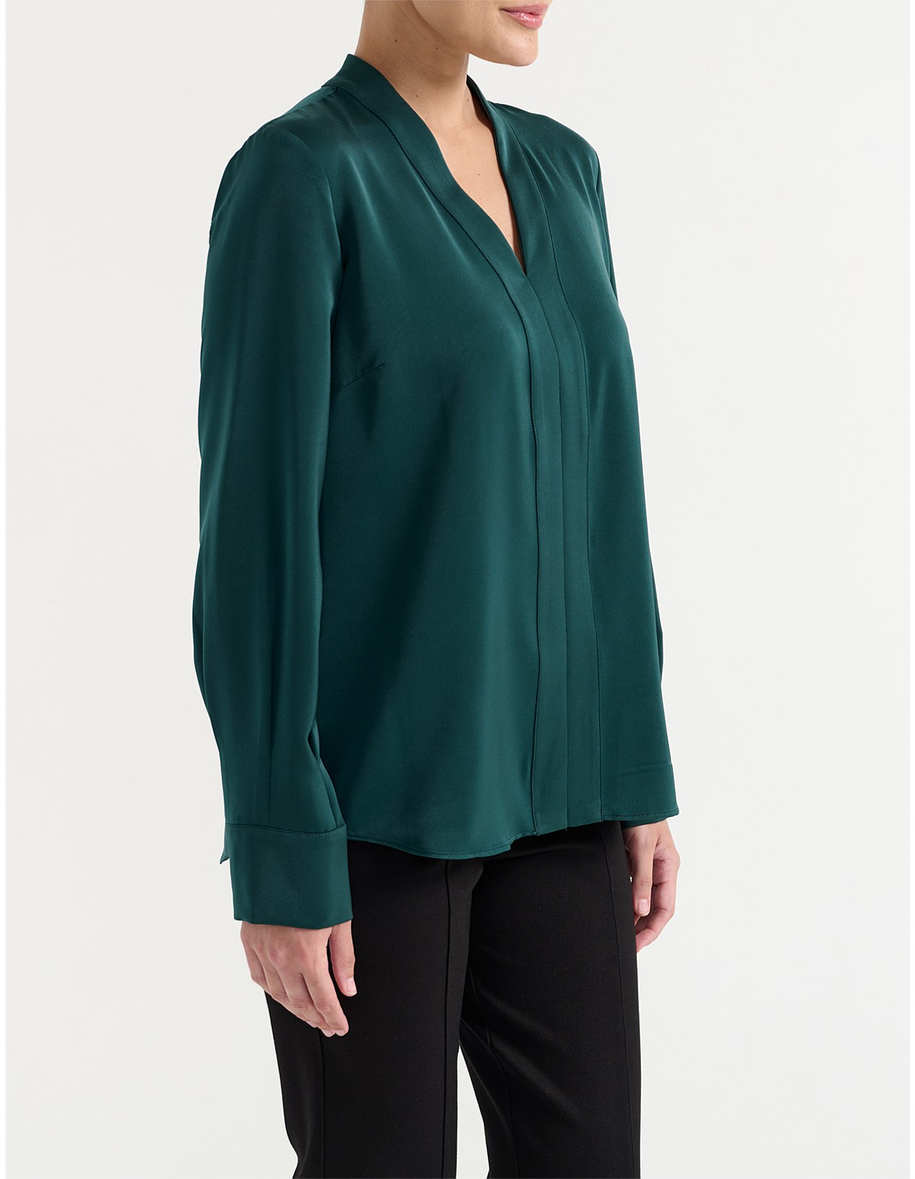 David Jones Collection V Neck Blouse | David Jones
