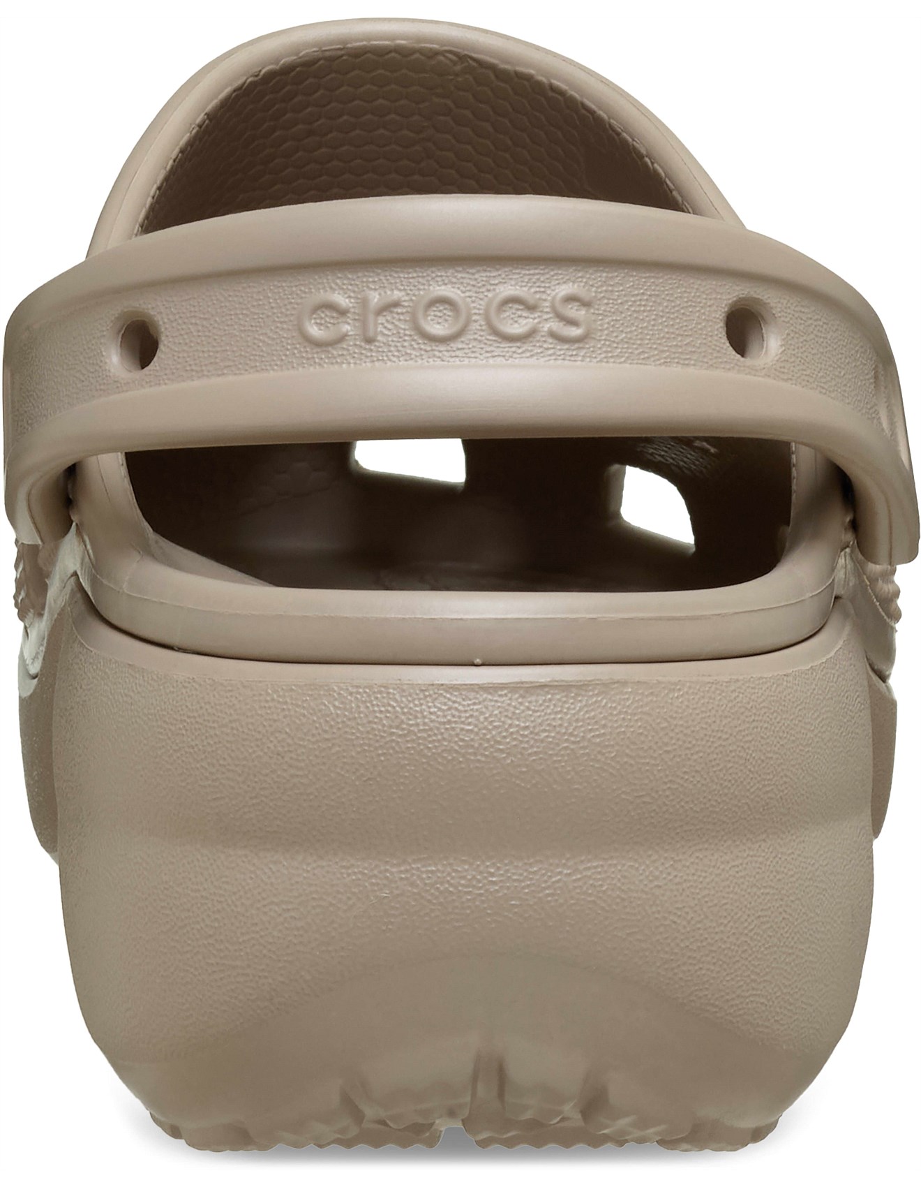 Crocs Classic Platform Clog W Taupe Shoe | David Jones