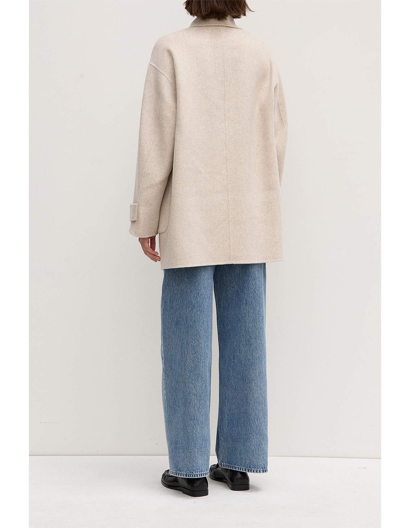 Assembly Label Pierra Wool Coat Oat Marle | David Jones