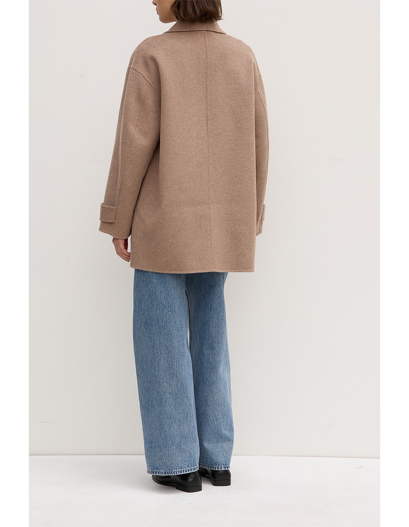 Assembly Label Pierra Wool Coat Sable Marle | David Jones