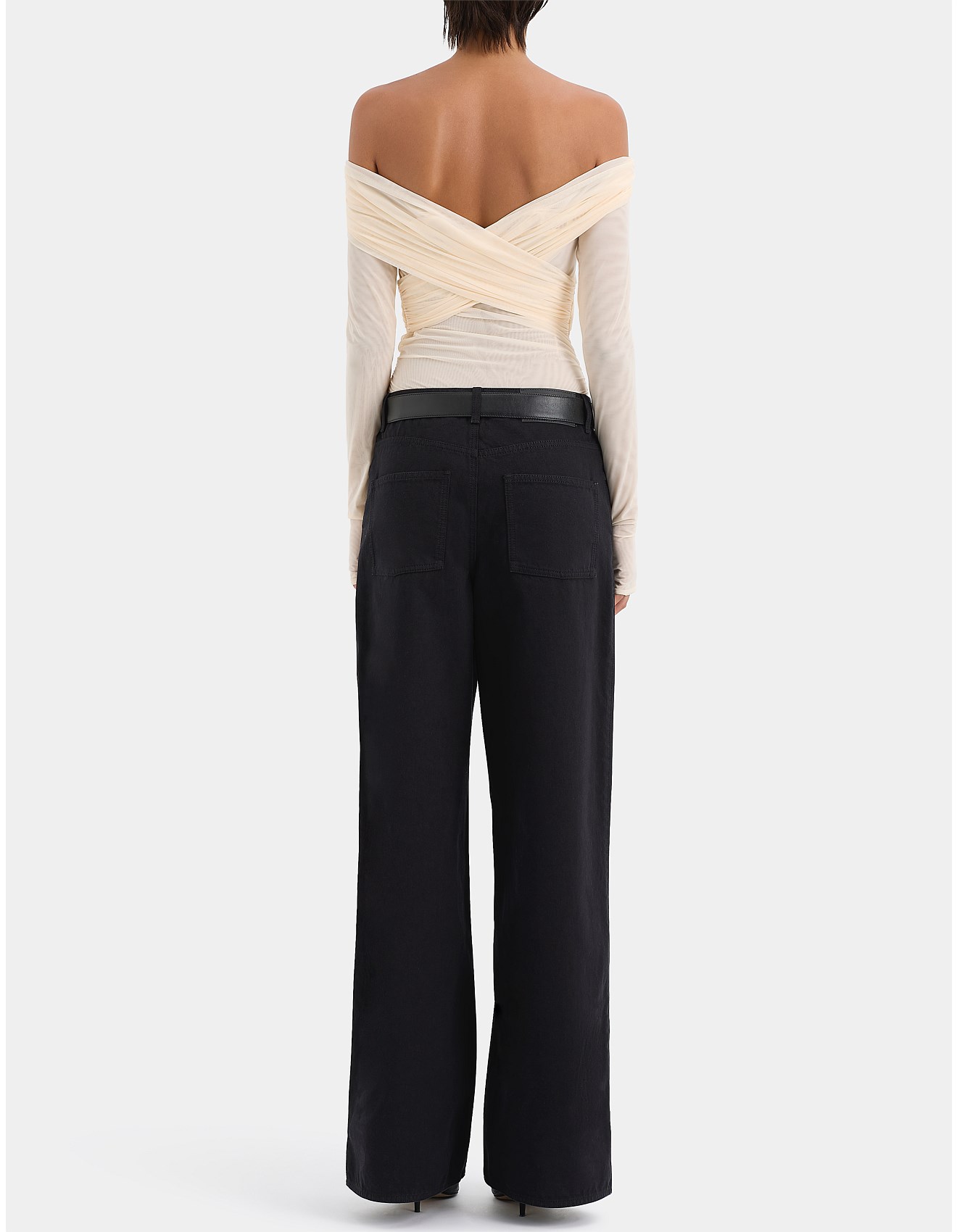 Sir Jacques Gathered Long Sleeve Top | David Jones