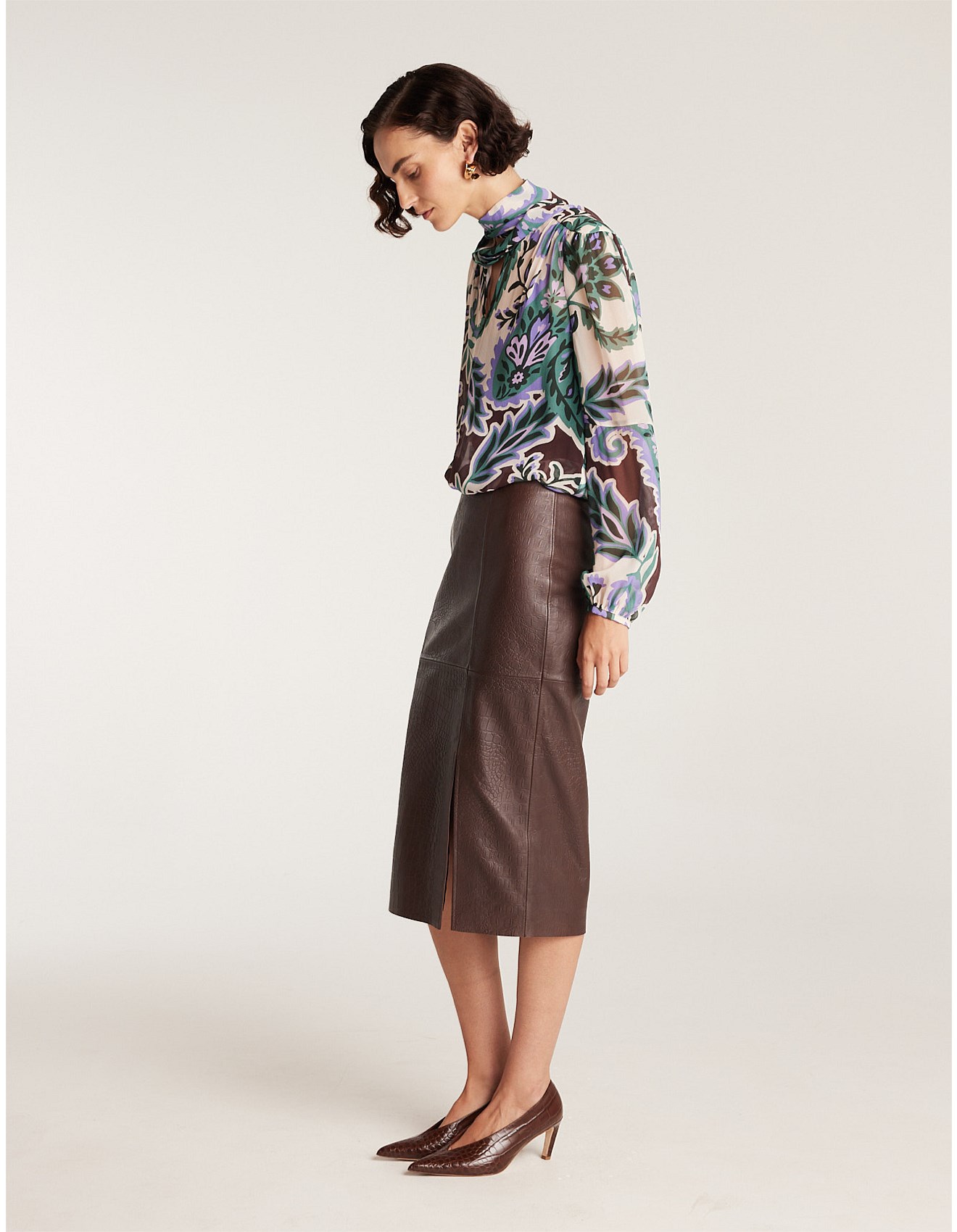 Perri Cutten Ines Silk Top | David Jones