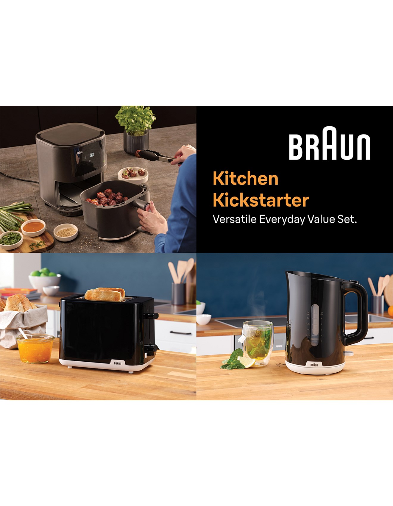 Braun Kitchen Kickstarter Value Pack | David Jones