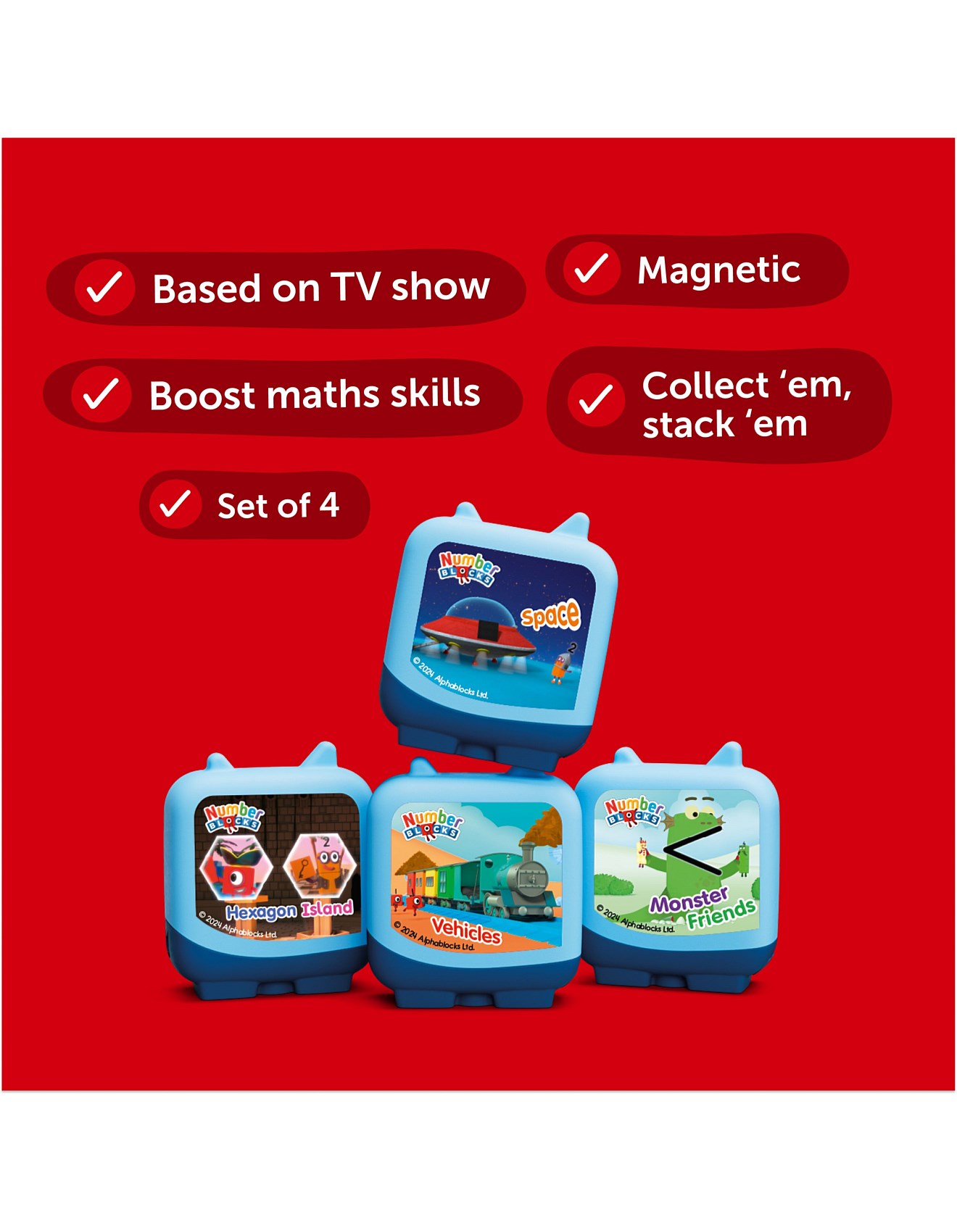 Tonies Numberblocks -Numberblocks Clever Pocket Tonie | David Jones