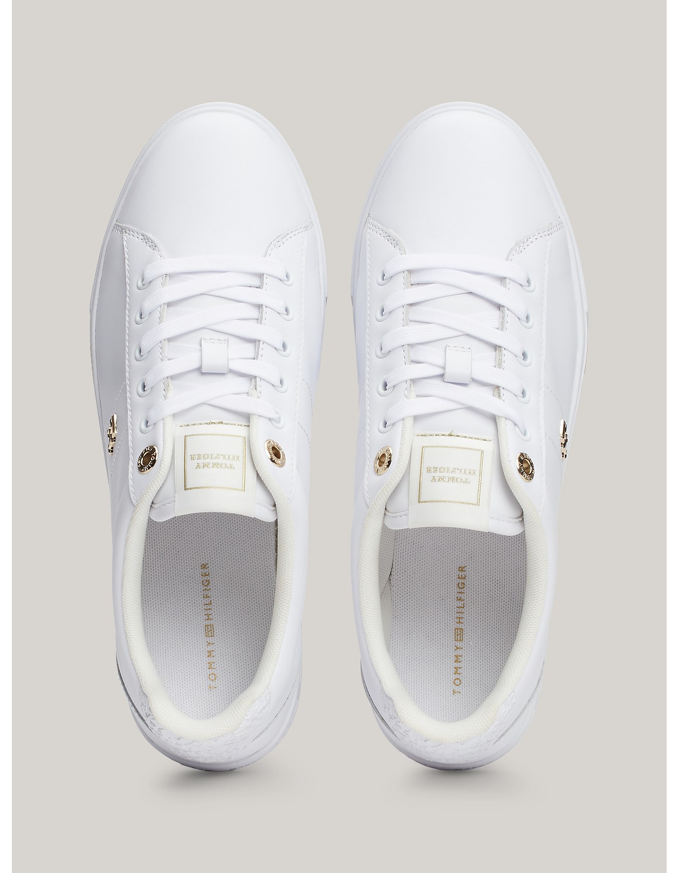 Tommy Hilfiger Essential Monogram Sneaker White | David Jones