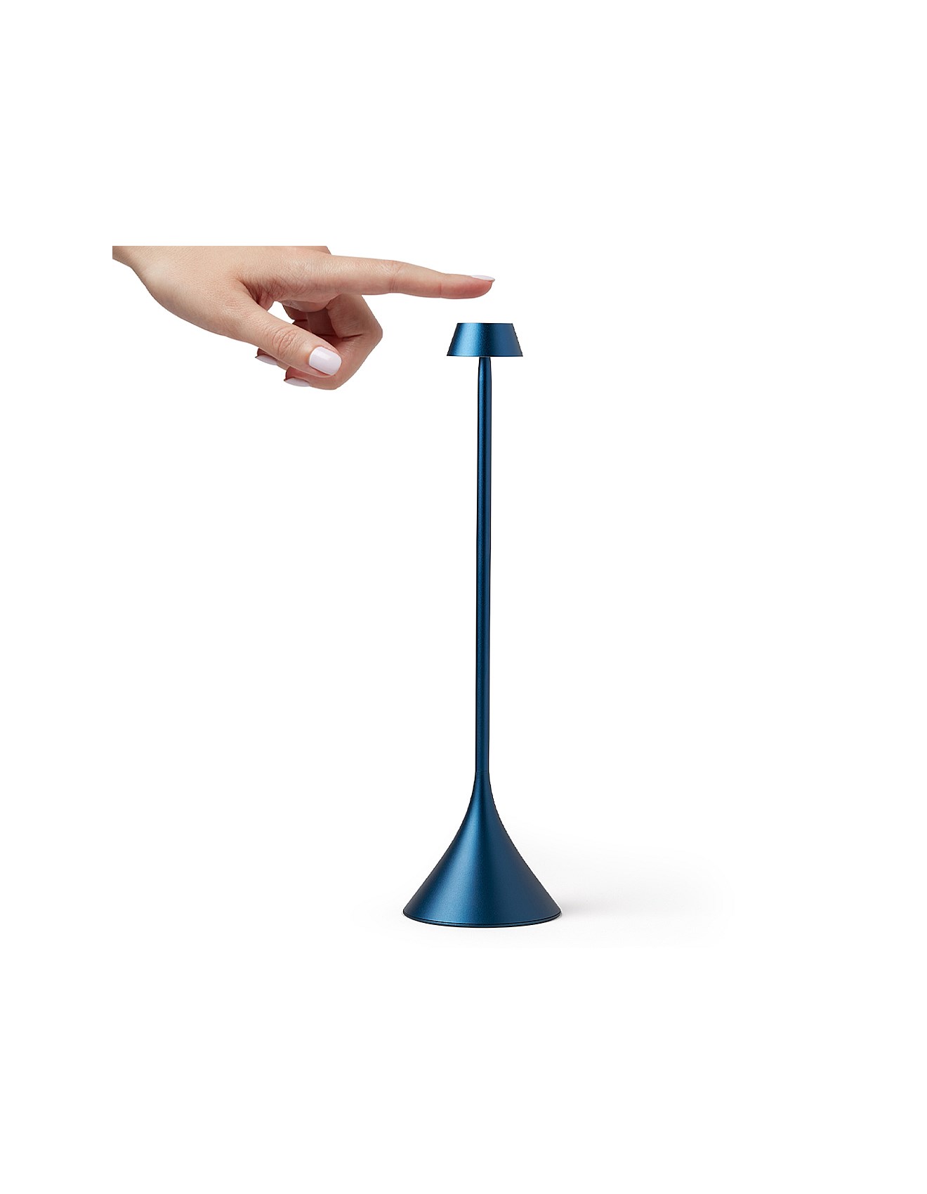 Lexon Steli Bell Table Lamp Blue | David Jones