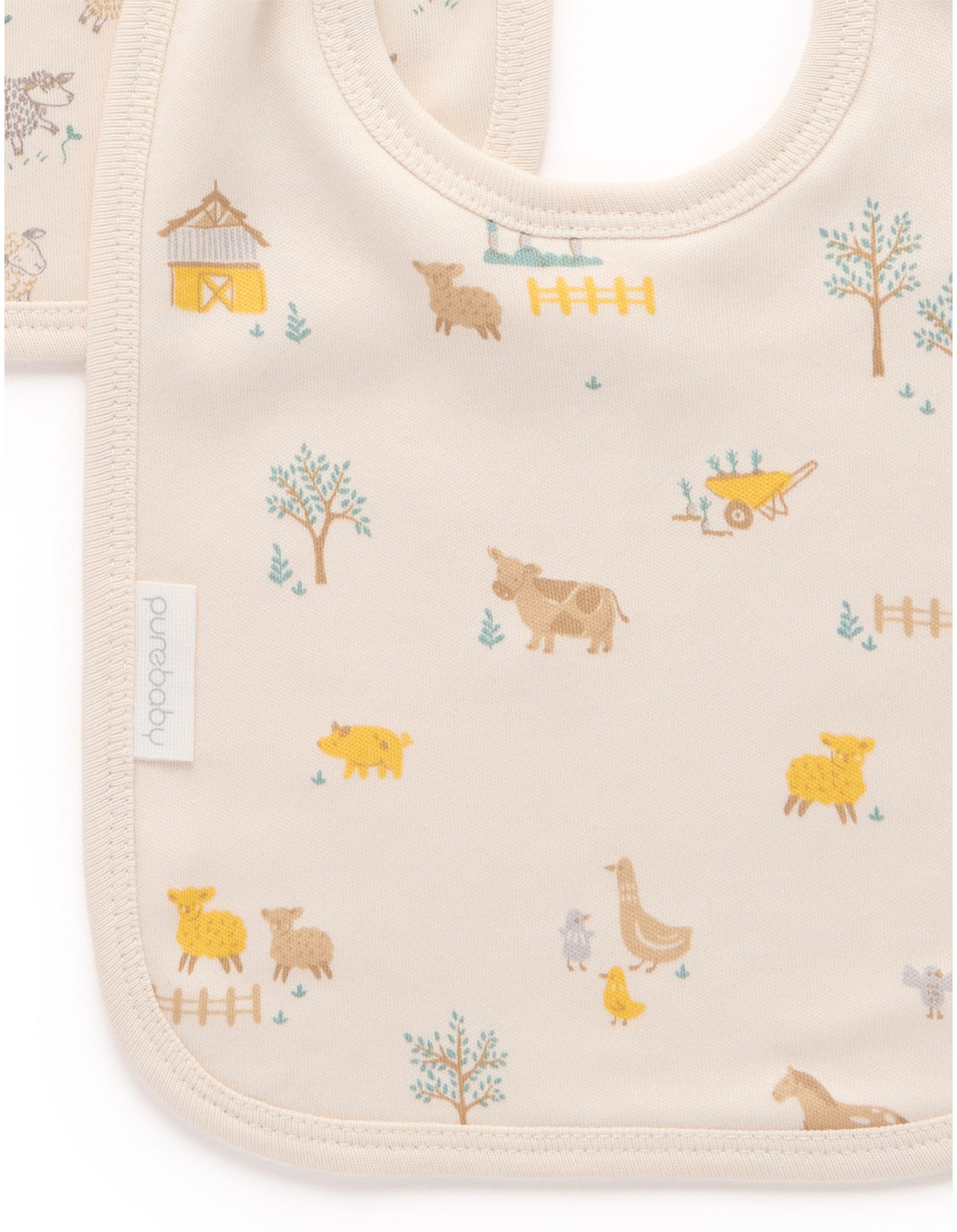 Purebaby 2 Pack Bib | David Jones