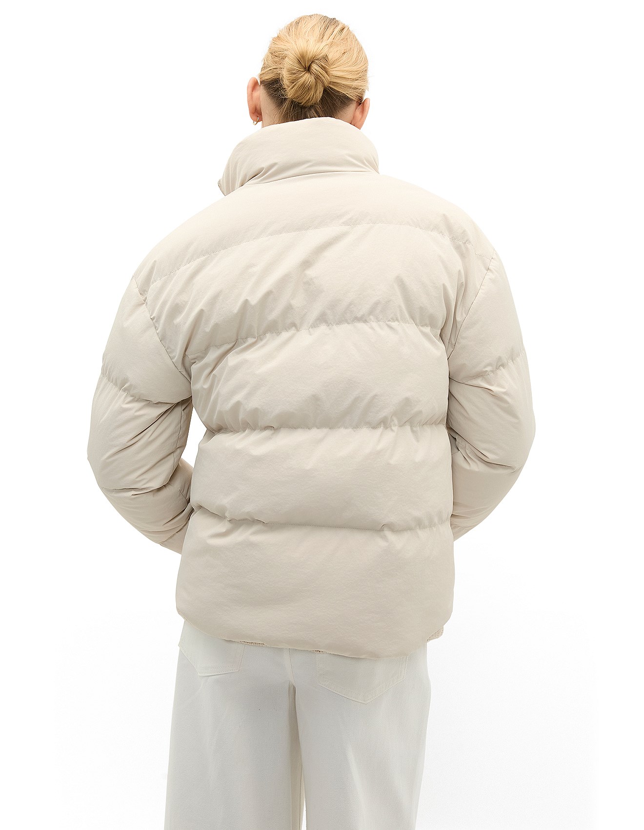 Seed Heritage Lapel Collar Puffer Jacket | David Jones