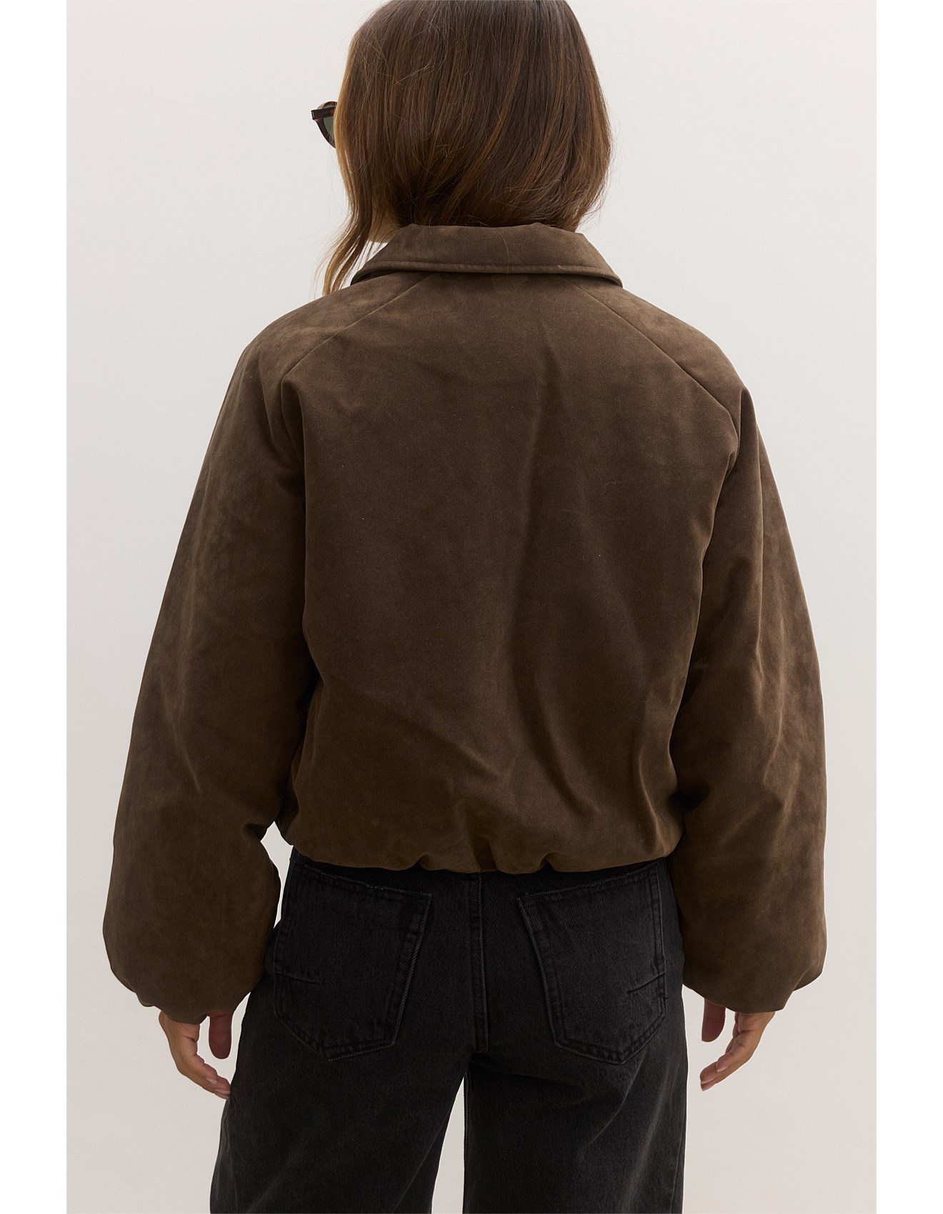 Bayse Ceci Suede Bomber | David Jones