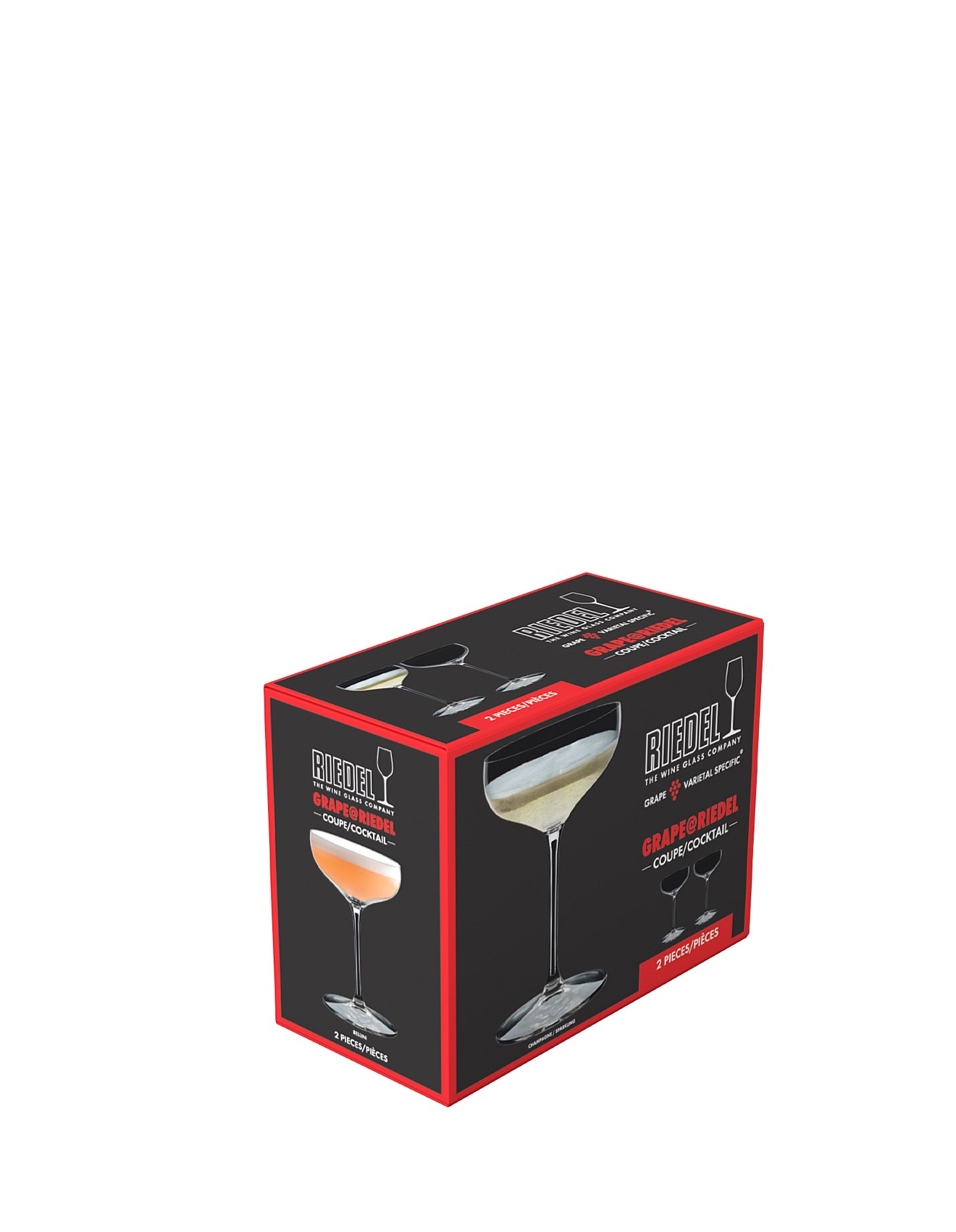 Riedel Grape@riedel Wine Coupe/cocktail Glass Set Of 2 | David Jones