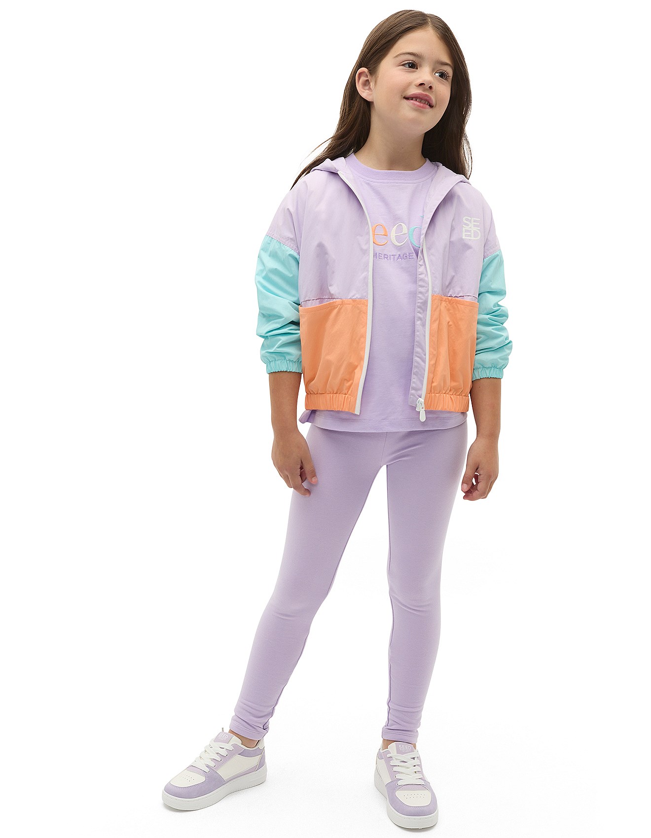 Seed Heritage Colourblock Logo Tee | David Jones