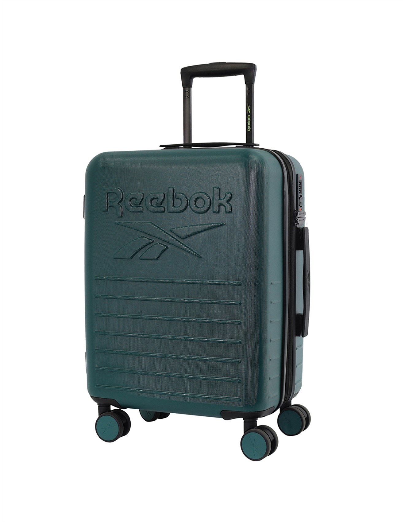 Reebok Adventure Expandable Spinner Suitcase 70cm Green | David Jones