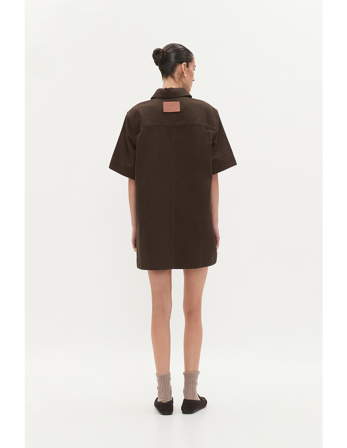 Aje Studio Junee Denim Shirt Dress | David Jones