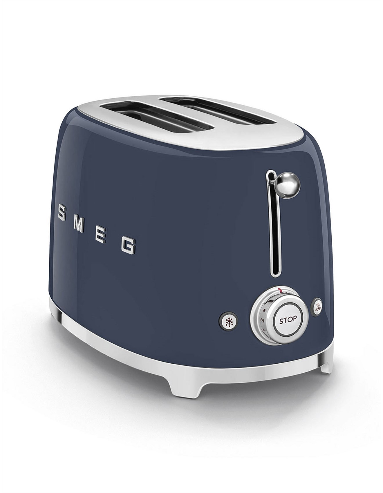 Smeg Tsf01nbau 50's Style 2 Slice Toaster Navy Blue | David Jones