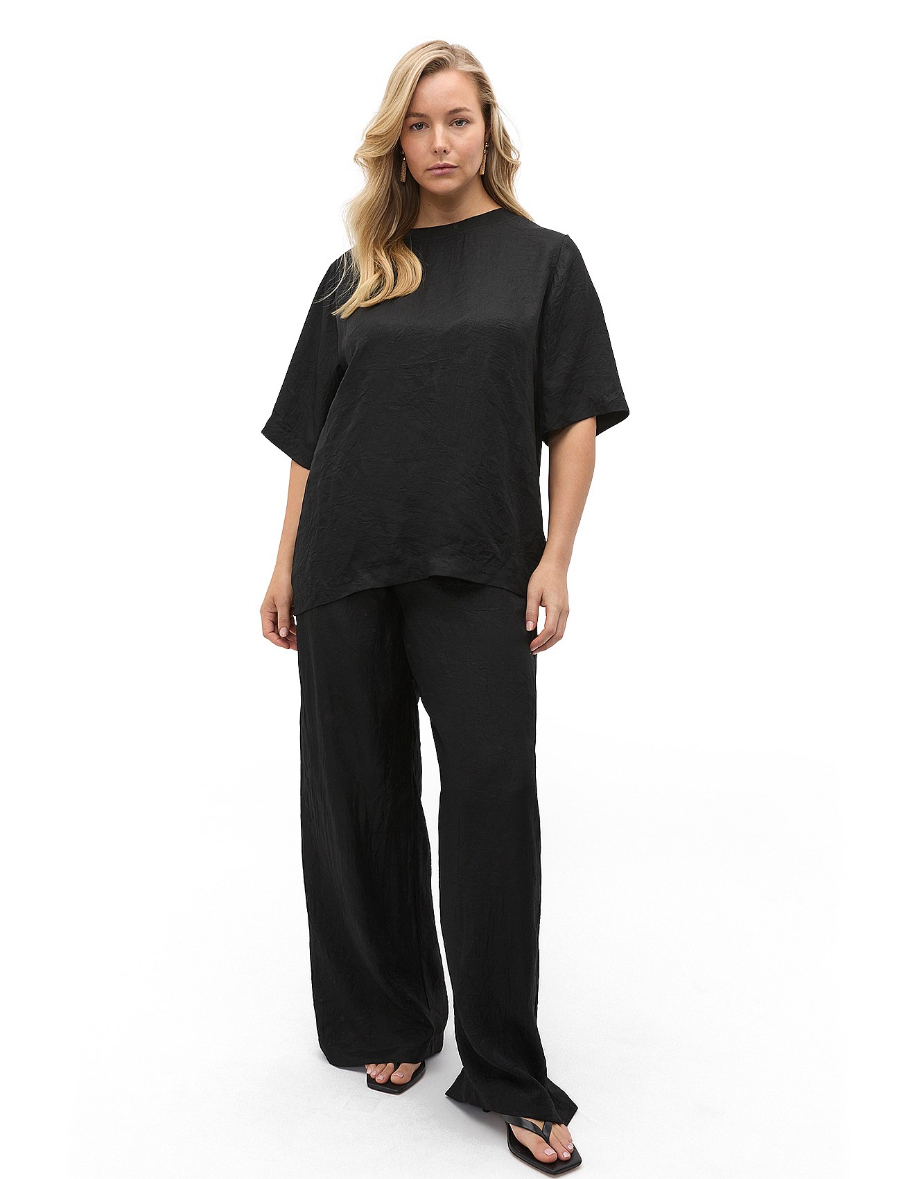 Seed Heritage Textured Satin Gathered Pant | David Jones