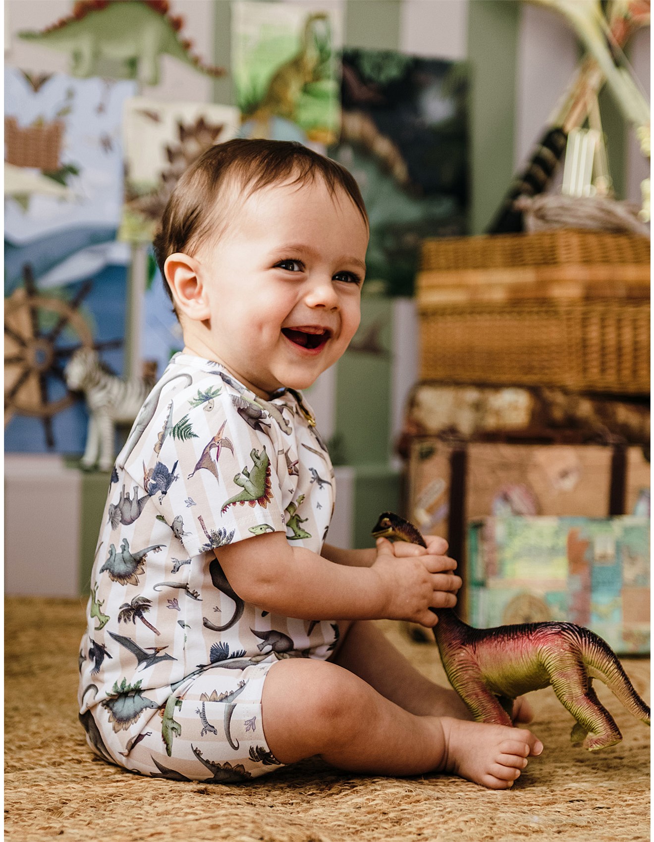 Fleur Harris 'prehistorica' Timeless Shorty Coverall | David Jones