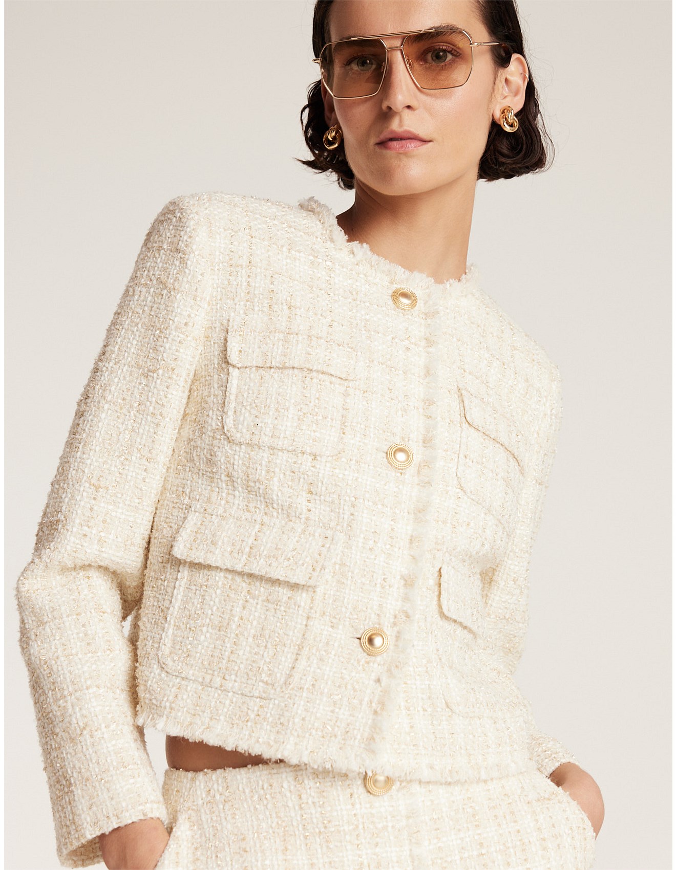 Perri Cutten Tweed Jacket | David Jones
