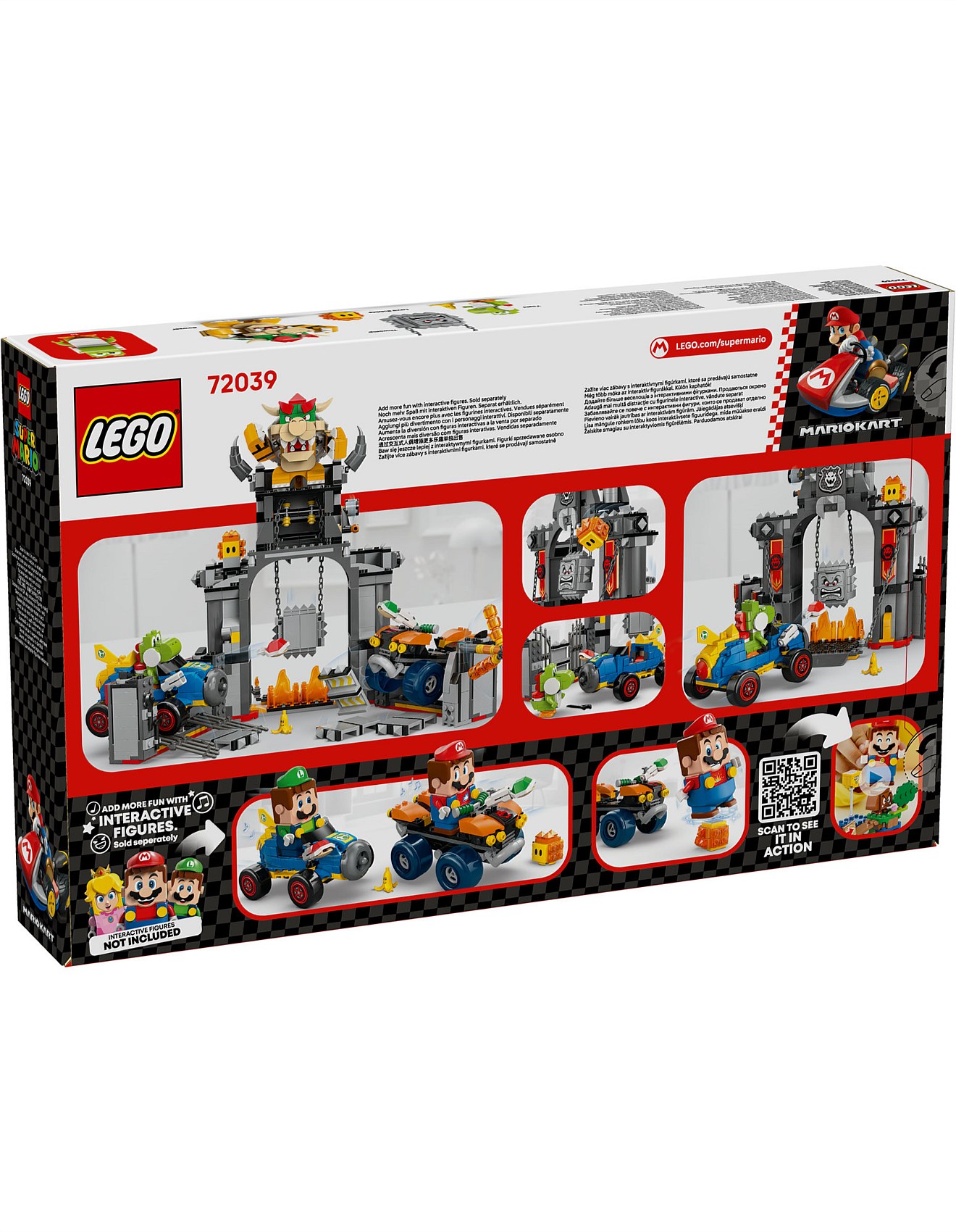 Lego Lego Super Mario Mario Kart Bowsers Castle 72039 | David Jones