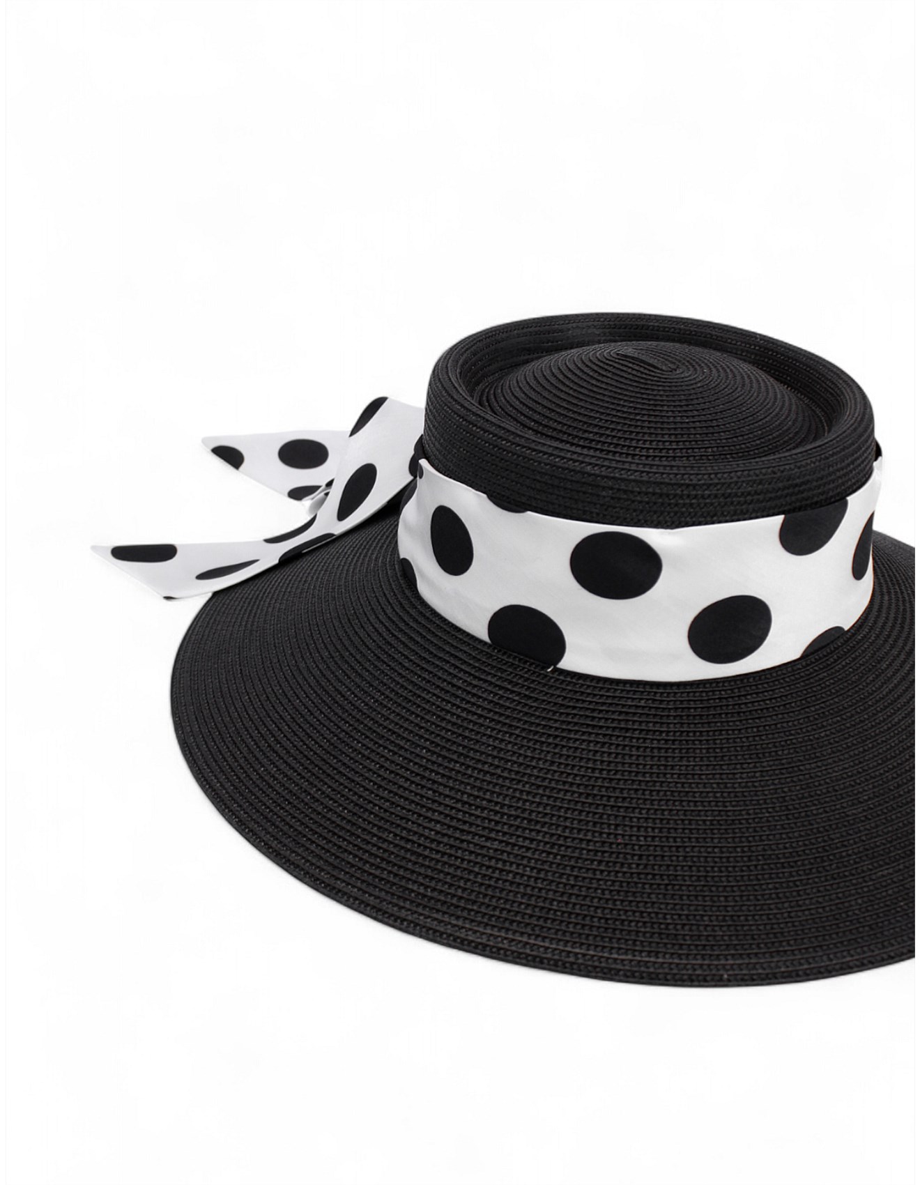 Morgan & Taylor Francesca Racewear Droop Hat In Black | David Jones