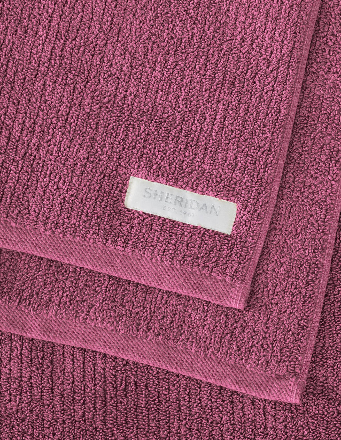 Sheridan Living Textures Face Washer In Mulberry | David Jones