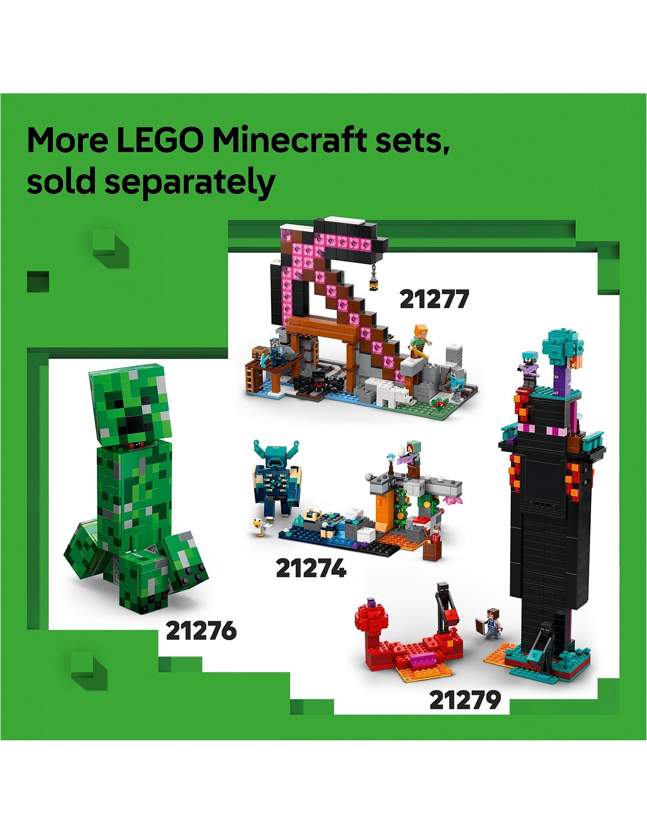 Lego Lego Minecraft Advent Calendar 2025 21280 | David Jones