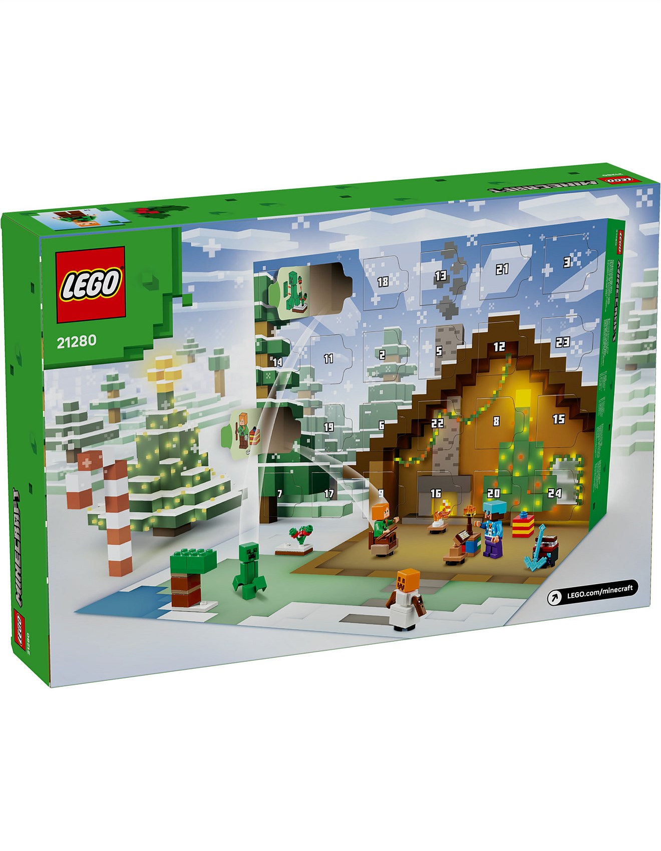 Lego Lego Minecraft Advent Calendar 2025 21280 | David Jones