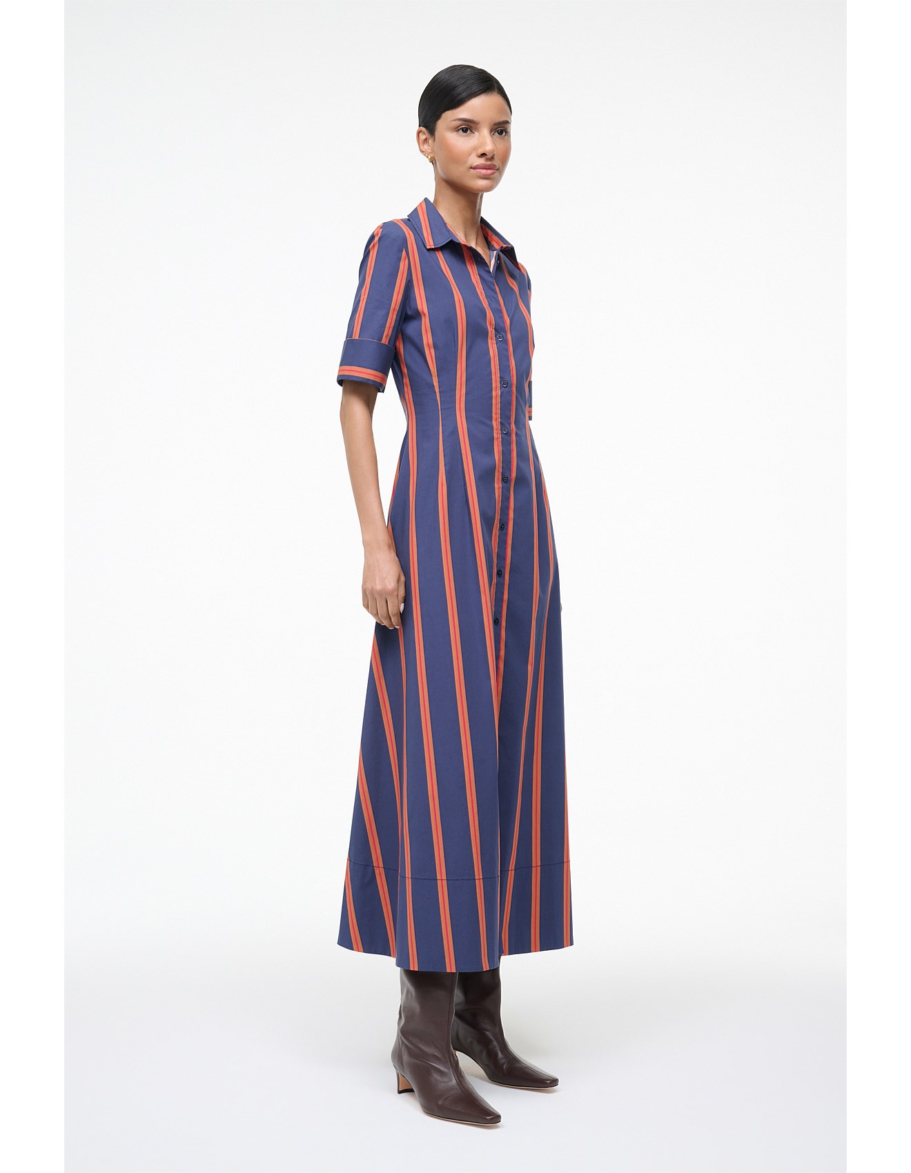 Staud Joan Ss Shirt Dress | David Jones