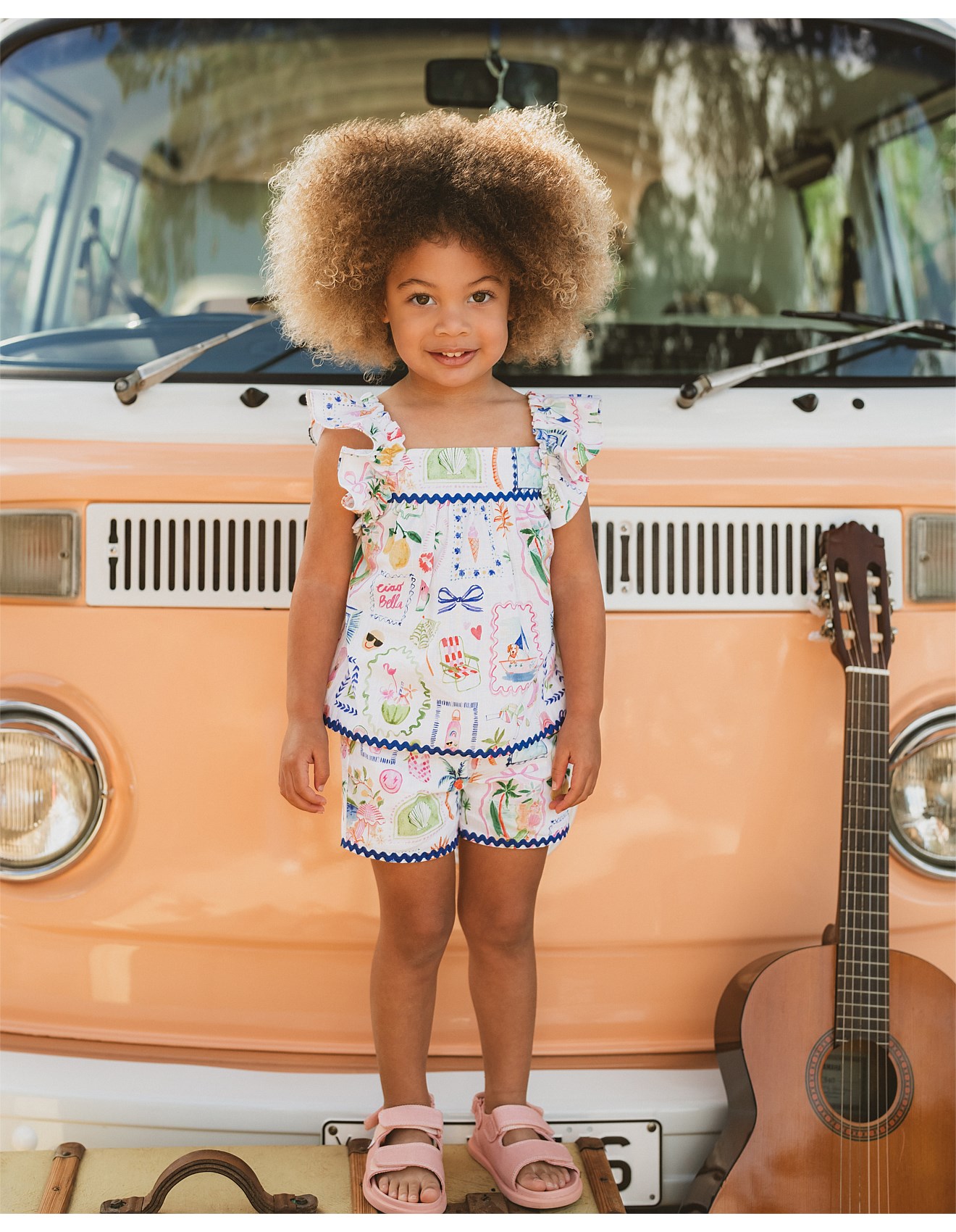 Fox & Finch Summer Vacay Ric Rac Shorts | David Jones