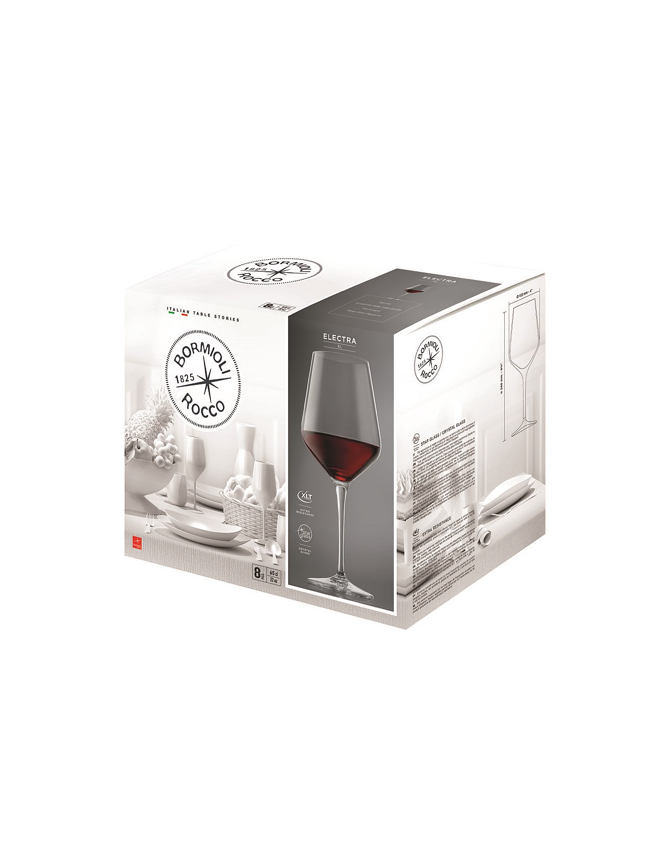 Bormioli Rocco Electra Hermitage Glass 670ml Set Of 6 | David Jones