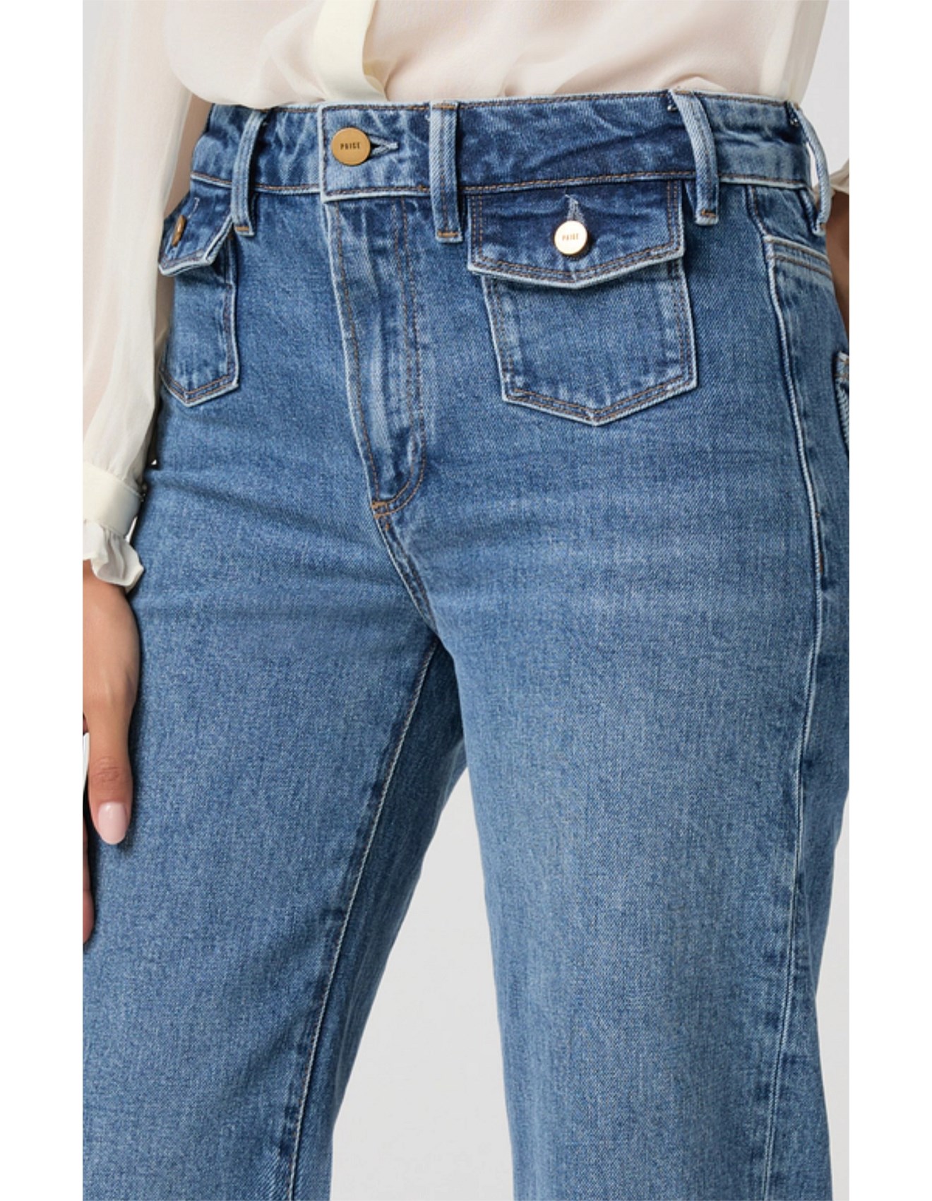 Paige Leenah 32" W/Mini Patch Pkt Jean | David Jones