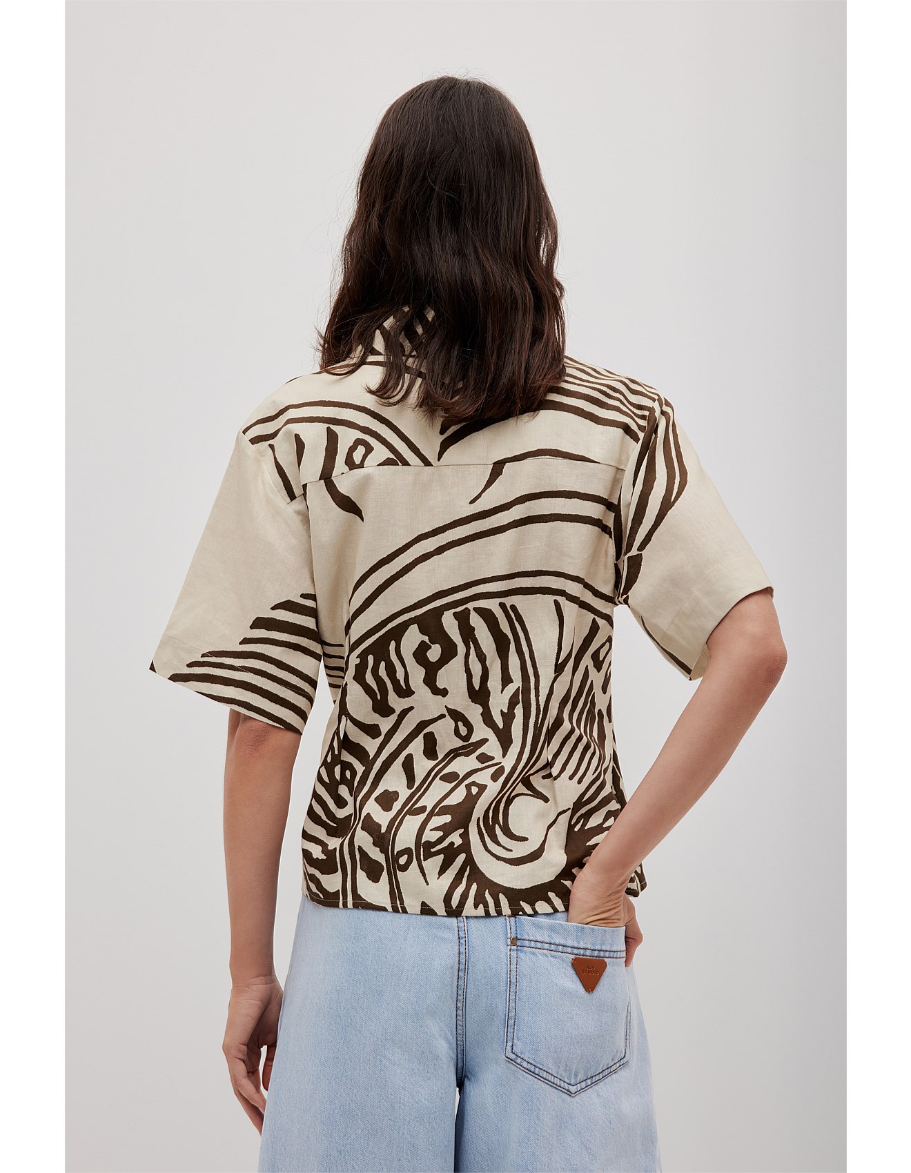 Aje Studio Sable Wrap Shirt | David Jones