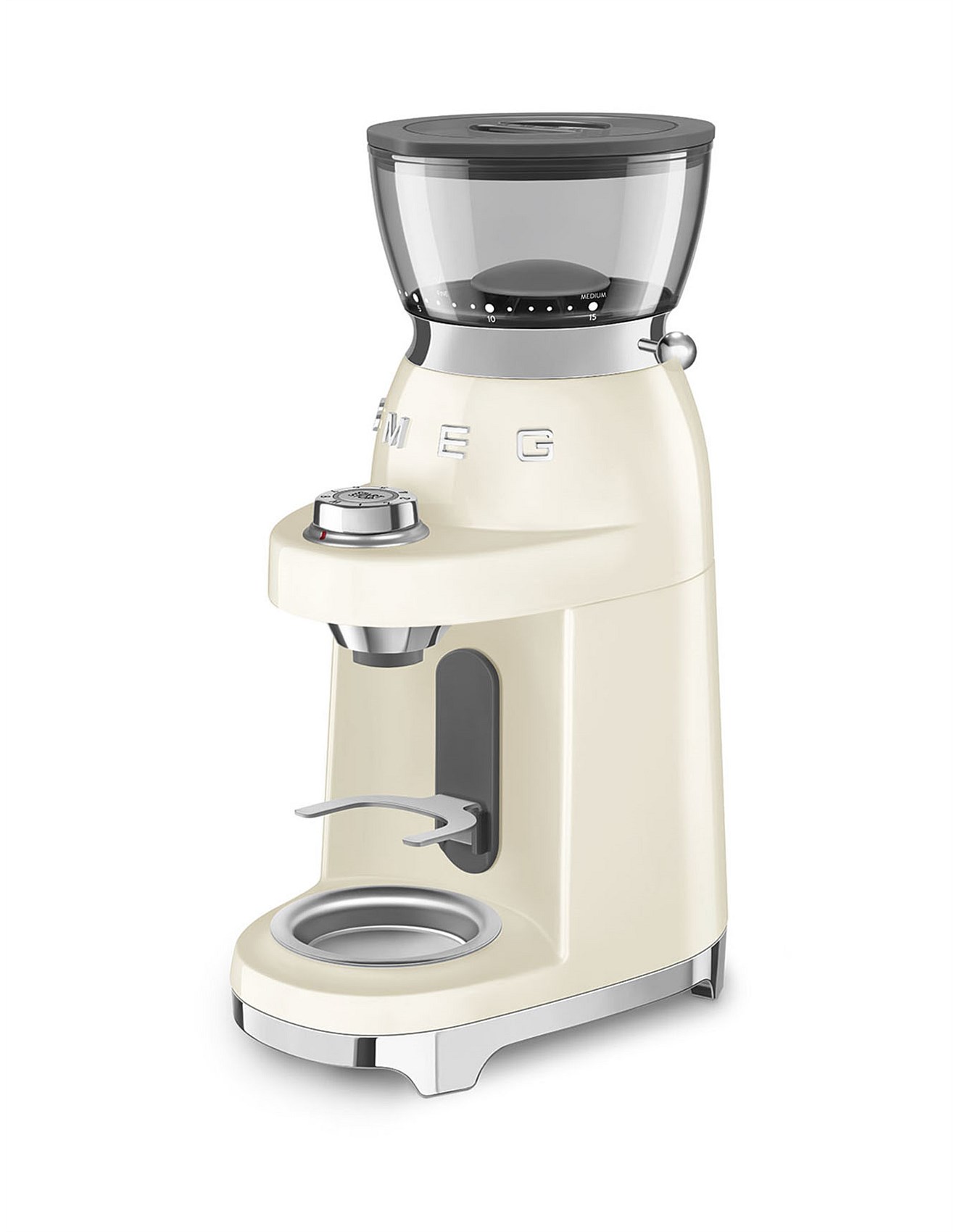 Smeg Cgf03 50's Style Coffee Grinder Cream | David Jones