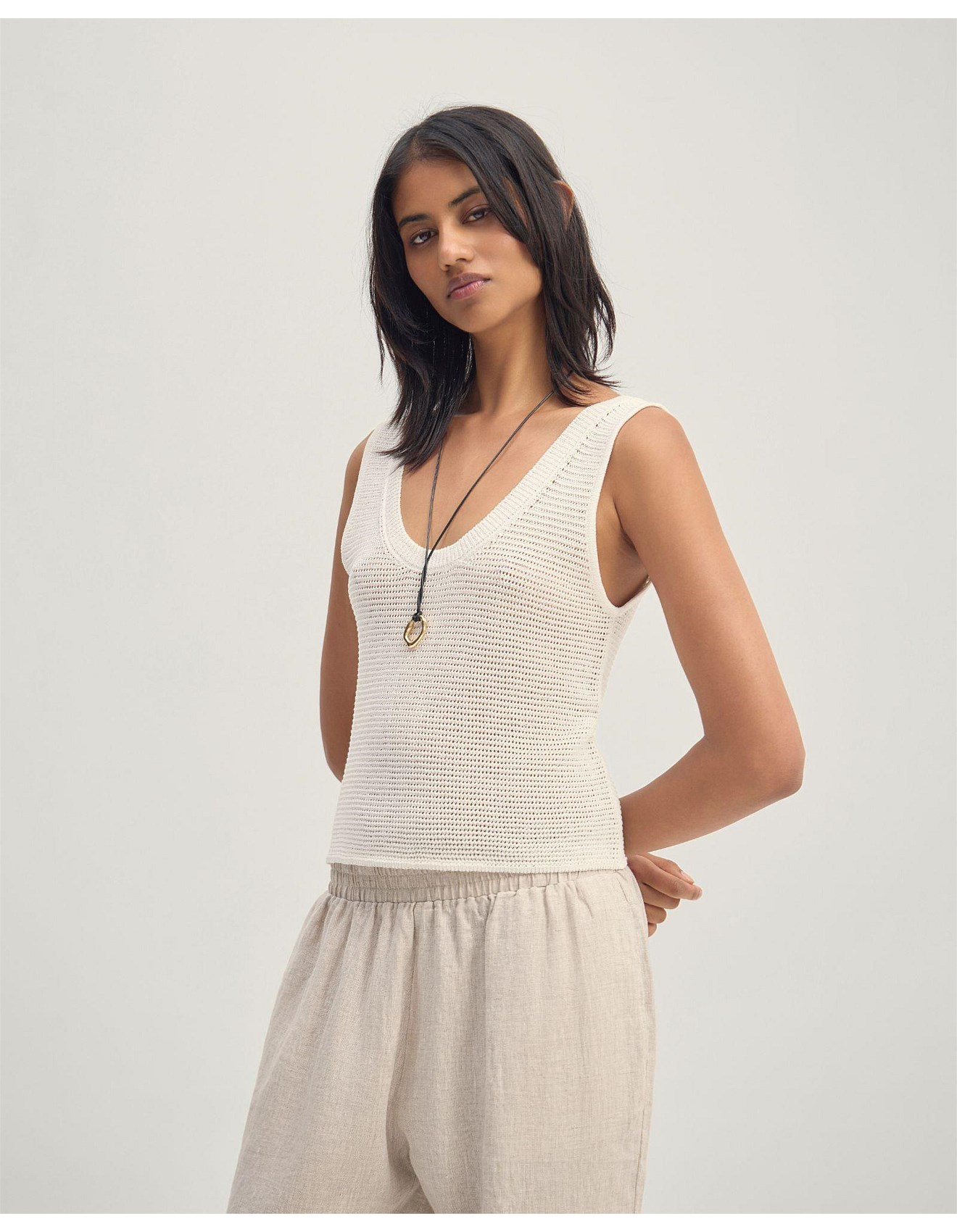 Oxford Romy Knitted Tank | David Jones