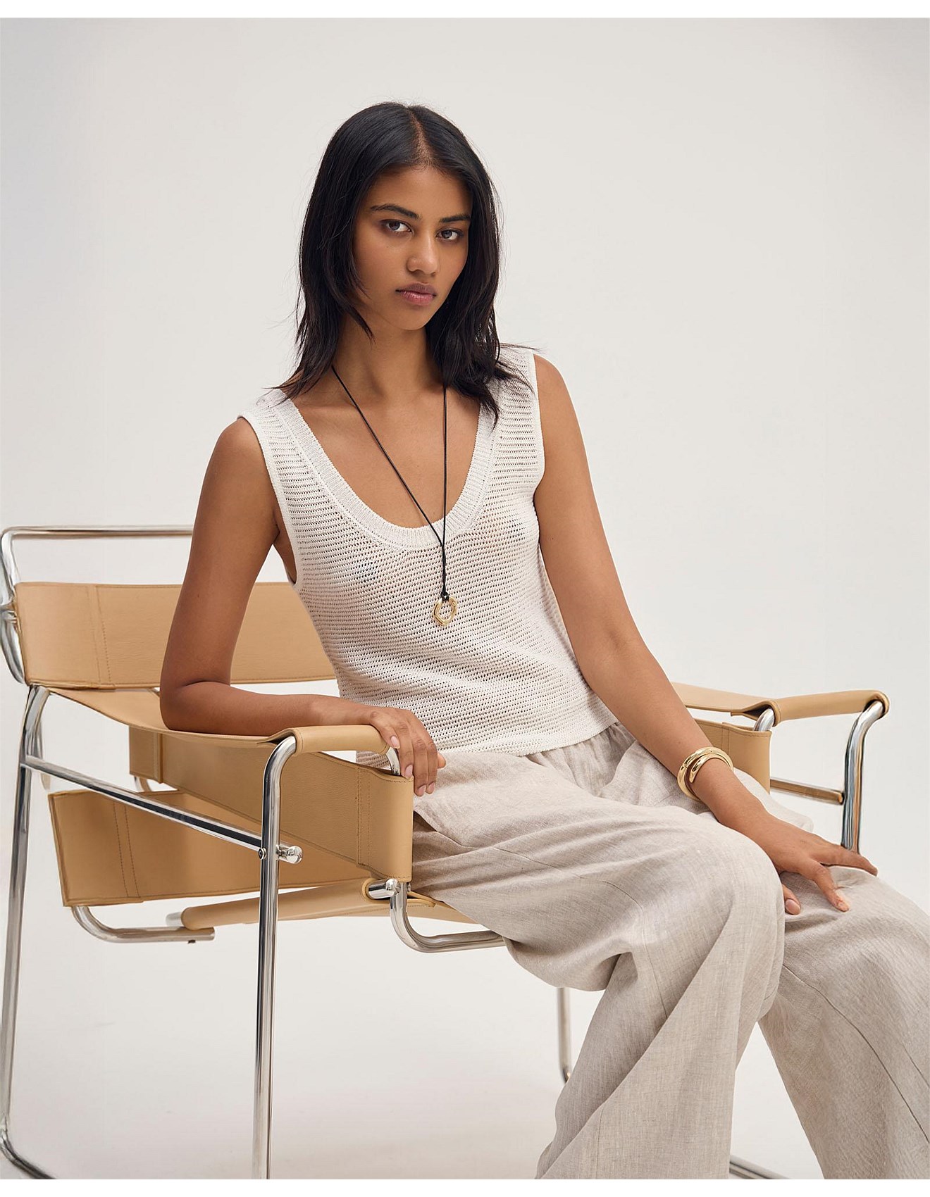 Oxford Romy Knitted Tank | David Jones