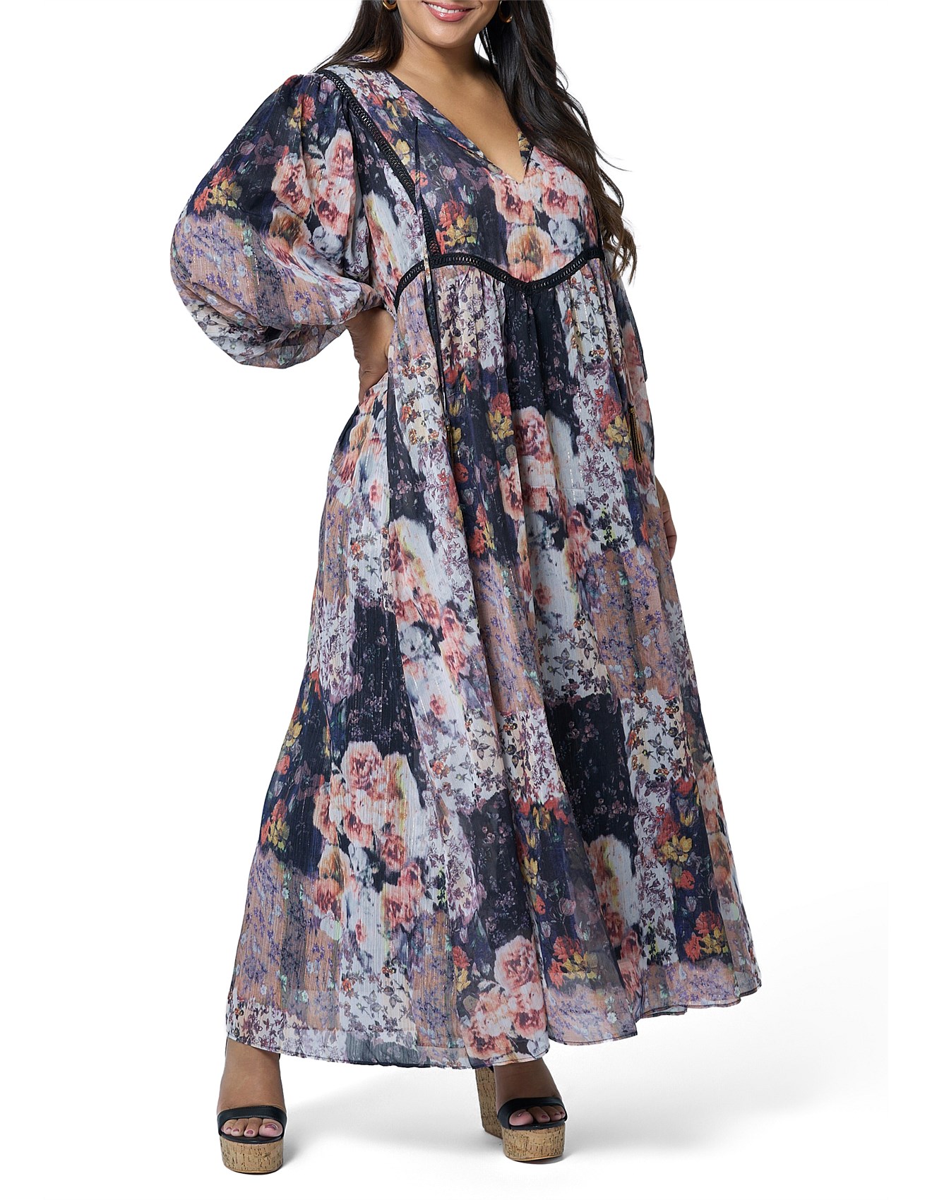 Curve Project the Poetic Gypsy -Mystic Rhythms Maxi Dress | David Jones
