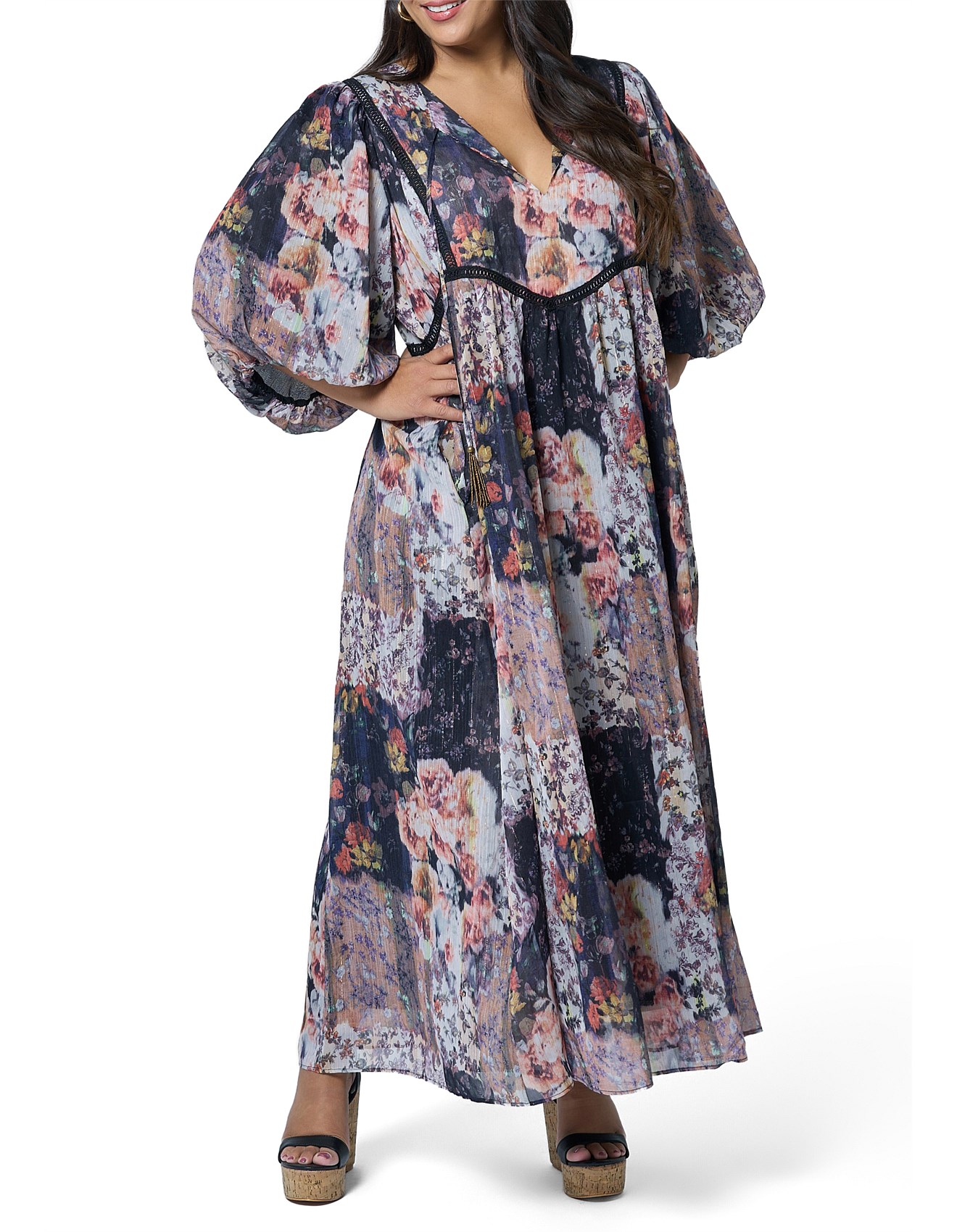 Curve Project the Poetic Gypsy -Mystic Rhythms Maxi Dress | David Jones