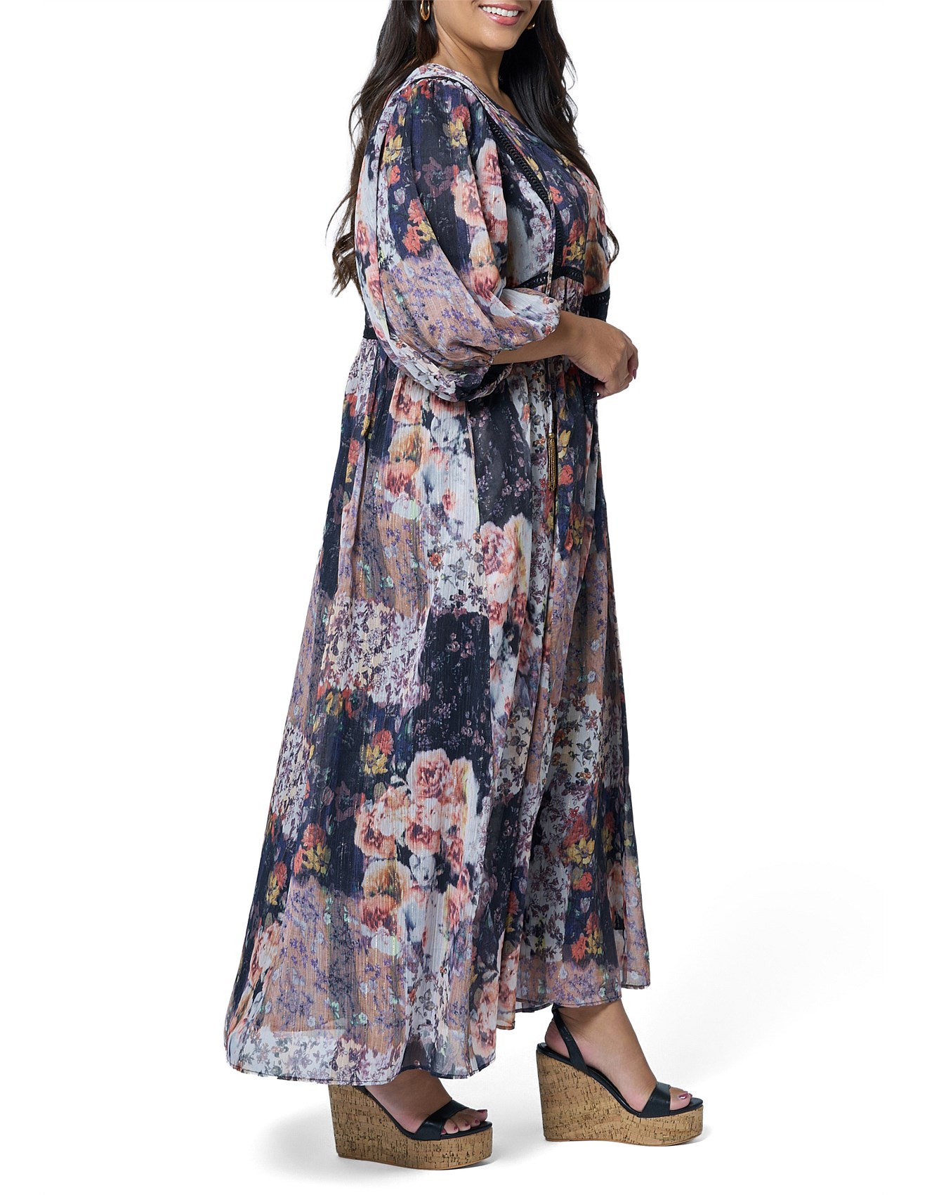 Curve Project the Poetic Gypsy -Mystic Rhythms Maxi Dress | David Jones