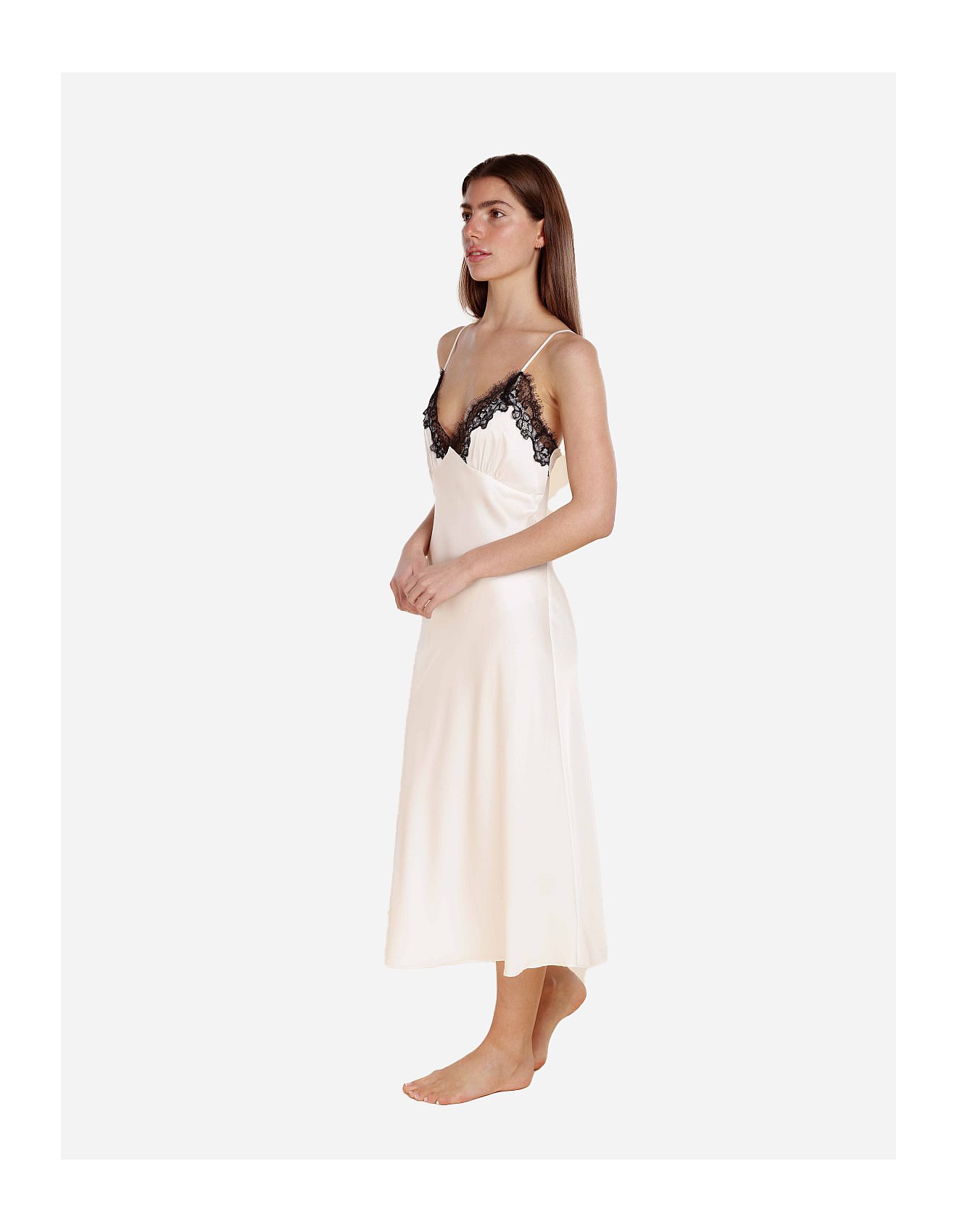 Gingerlilly Magnolia Silky Satin Long Gown | David Jones
