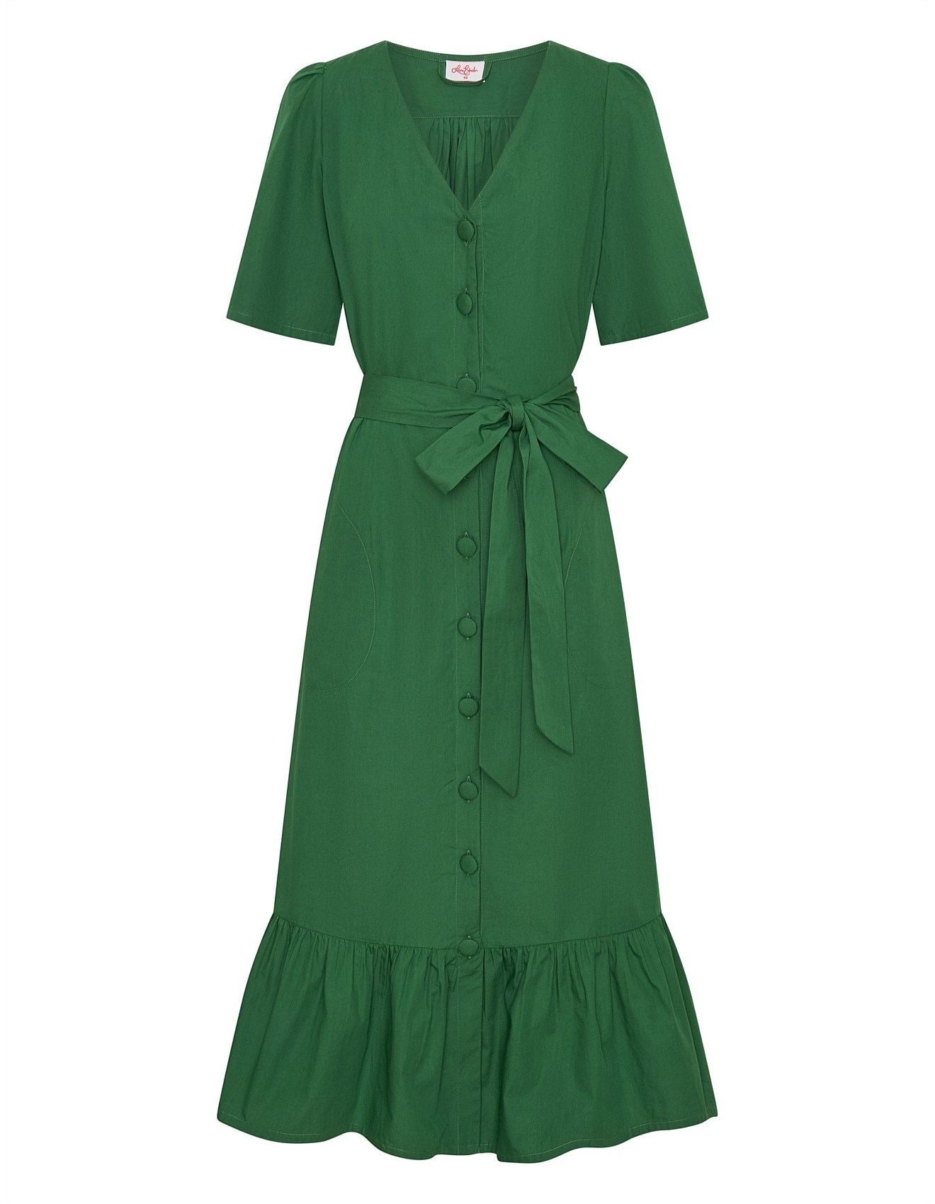 Leona Edmiston Jane Cotton Midi Shirtdress | David Jones