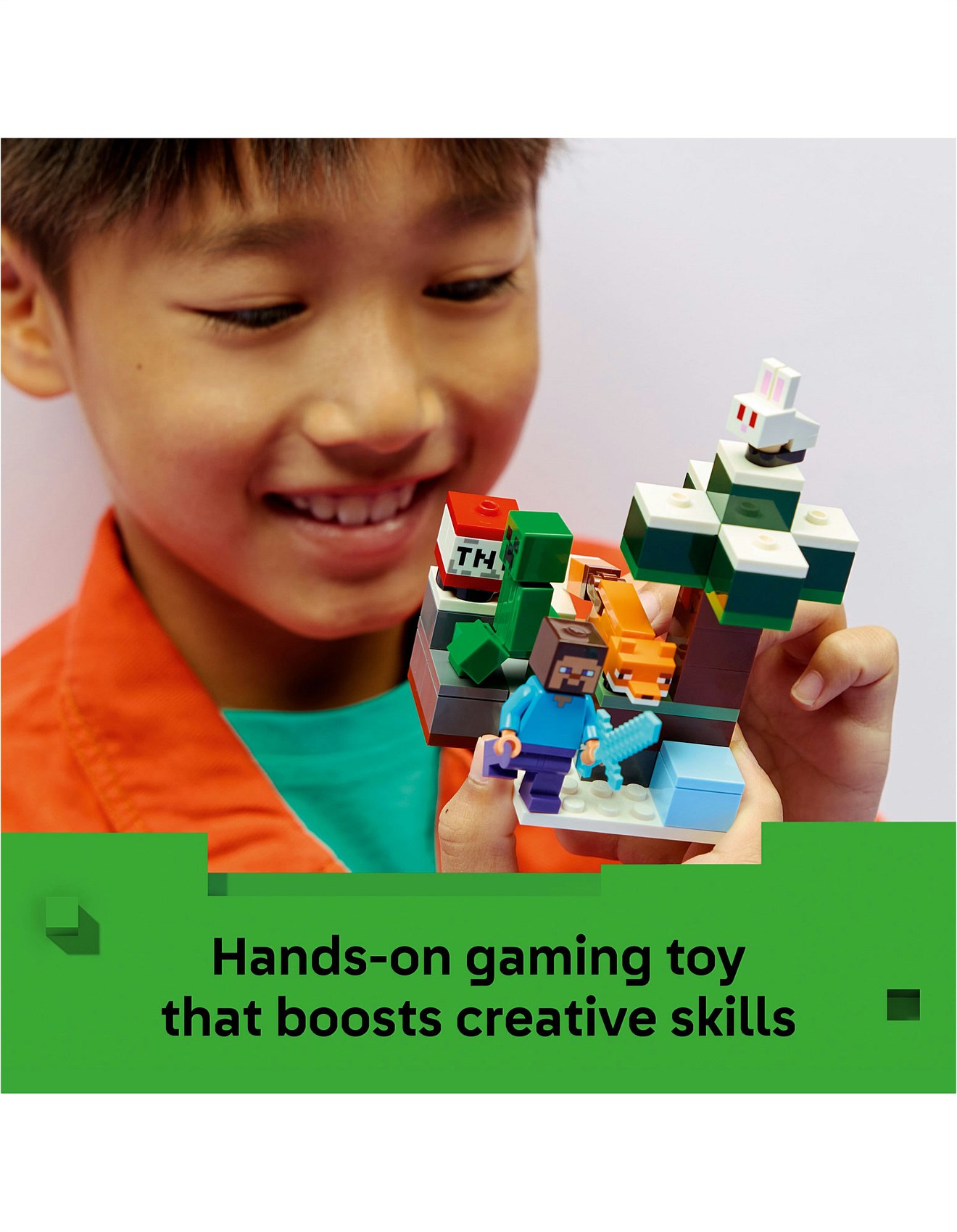 Lego Lego Minecraft Steves Taiga Adventure 21583 | David Jones