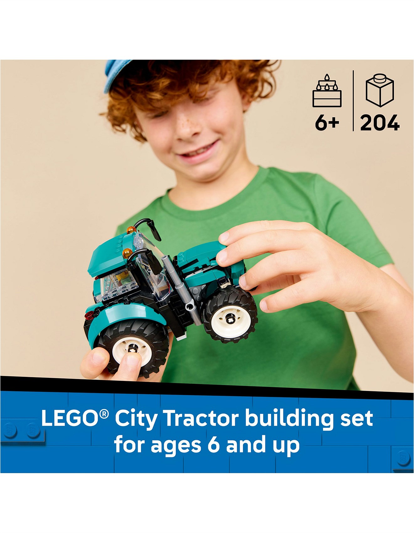 Lego Lego City Tractor 60498 | David Jones