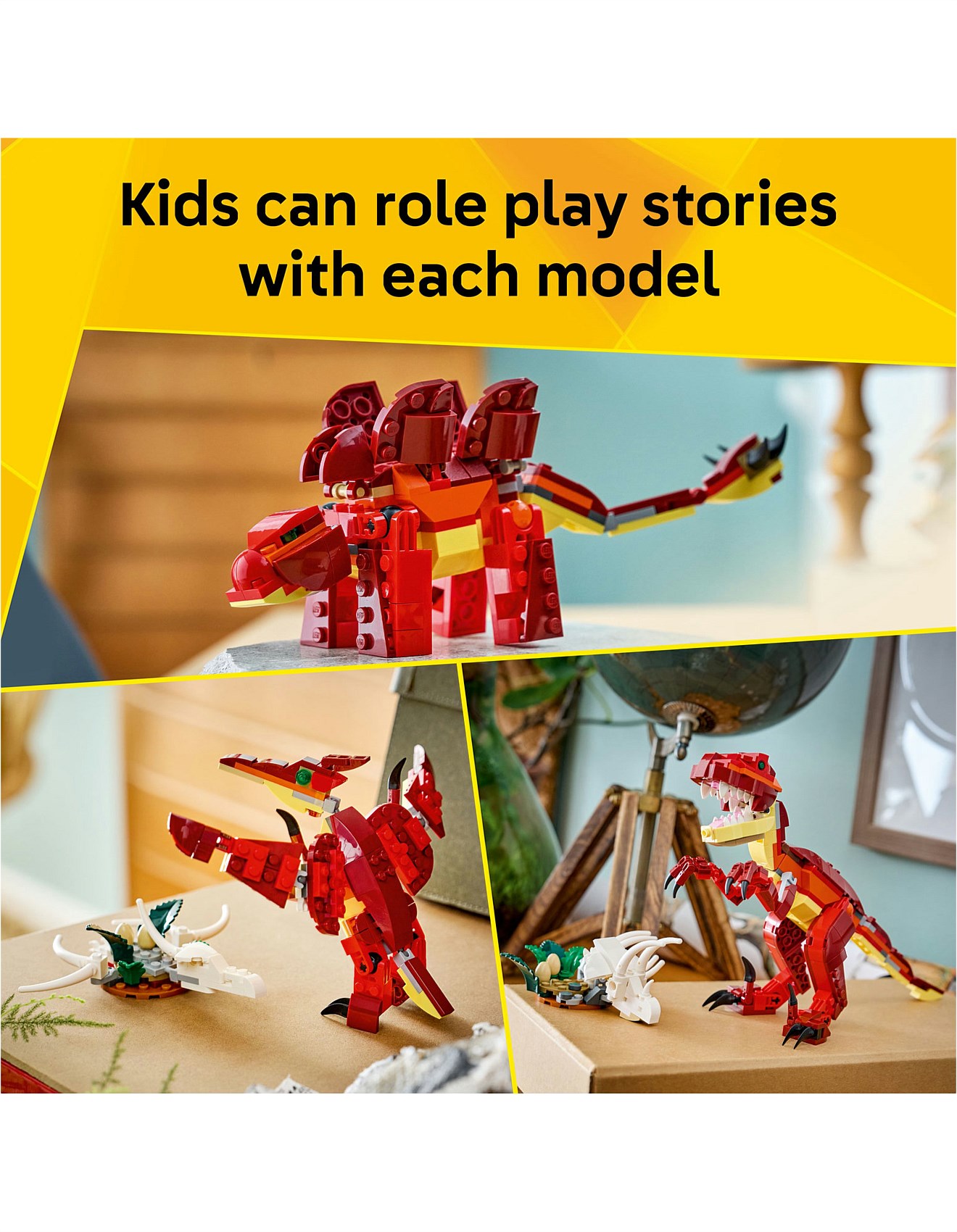 Lego Lego Creator Fierce Dinosaur 31379 | David Jones