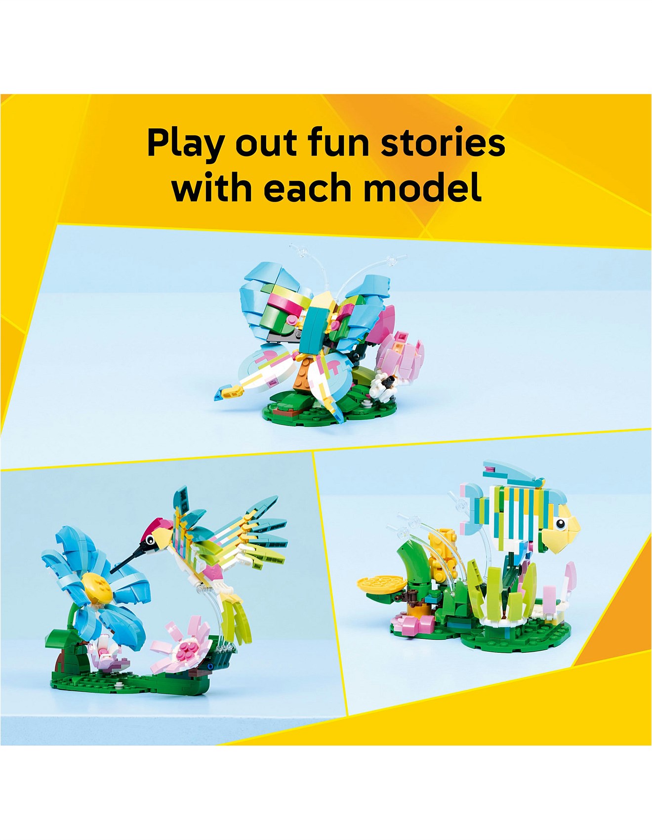 Lego Lego Creator Wild Animals Colourful Hummingbird 31384 | David Jones