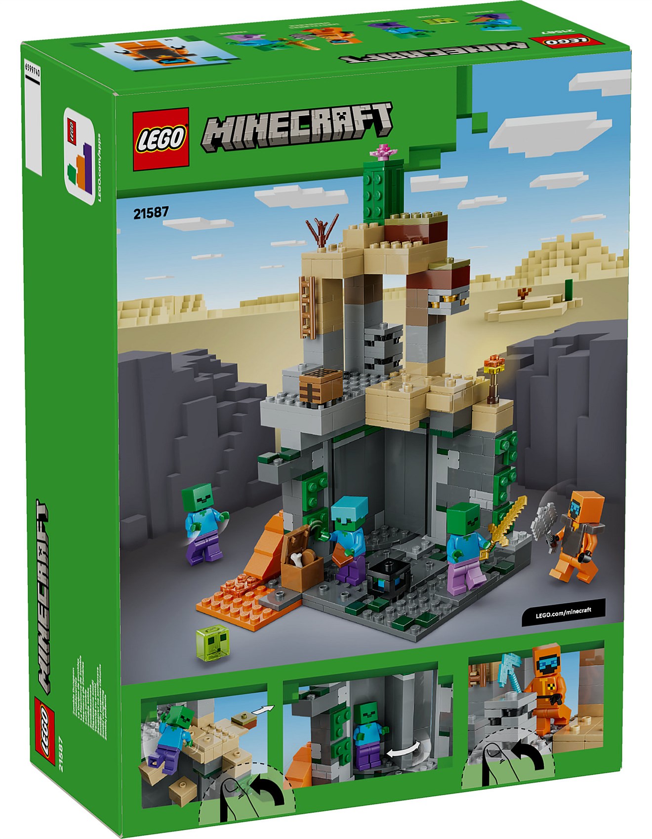 Lego Lego Minecraft Zombie Dungeon 21587 | David Jones