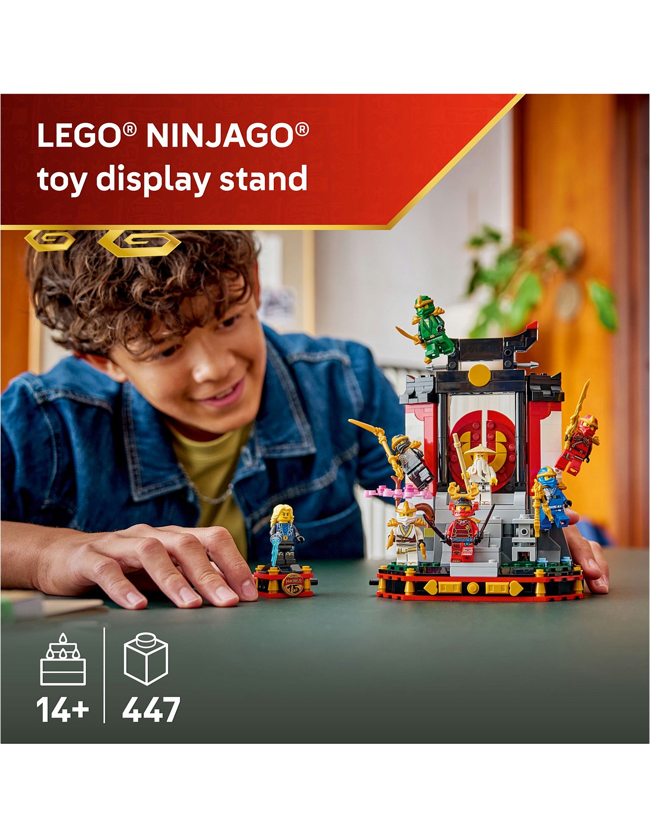 Lego Lego Ninjago Ninja Character Display 15th Anniversary 71866 ...