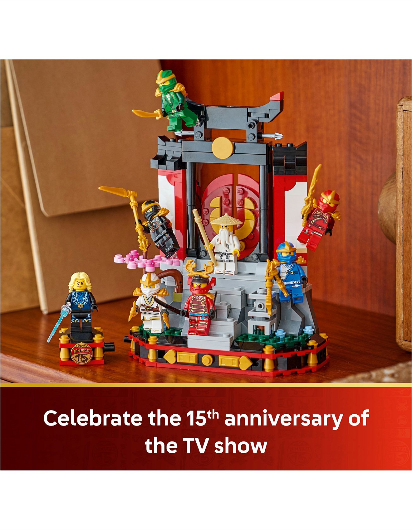 Lego Lego Ninjago Ninja Character Display 15th Anniversary 71866 ...