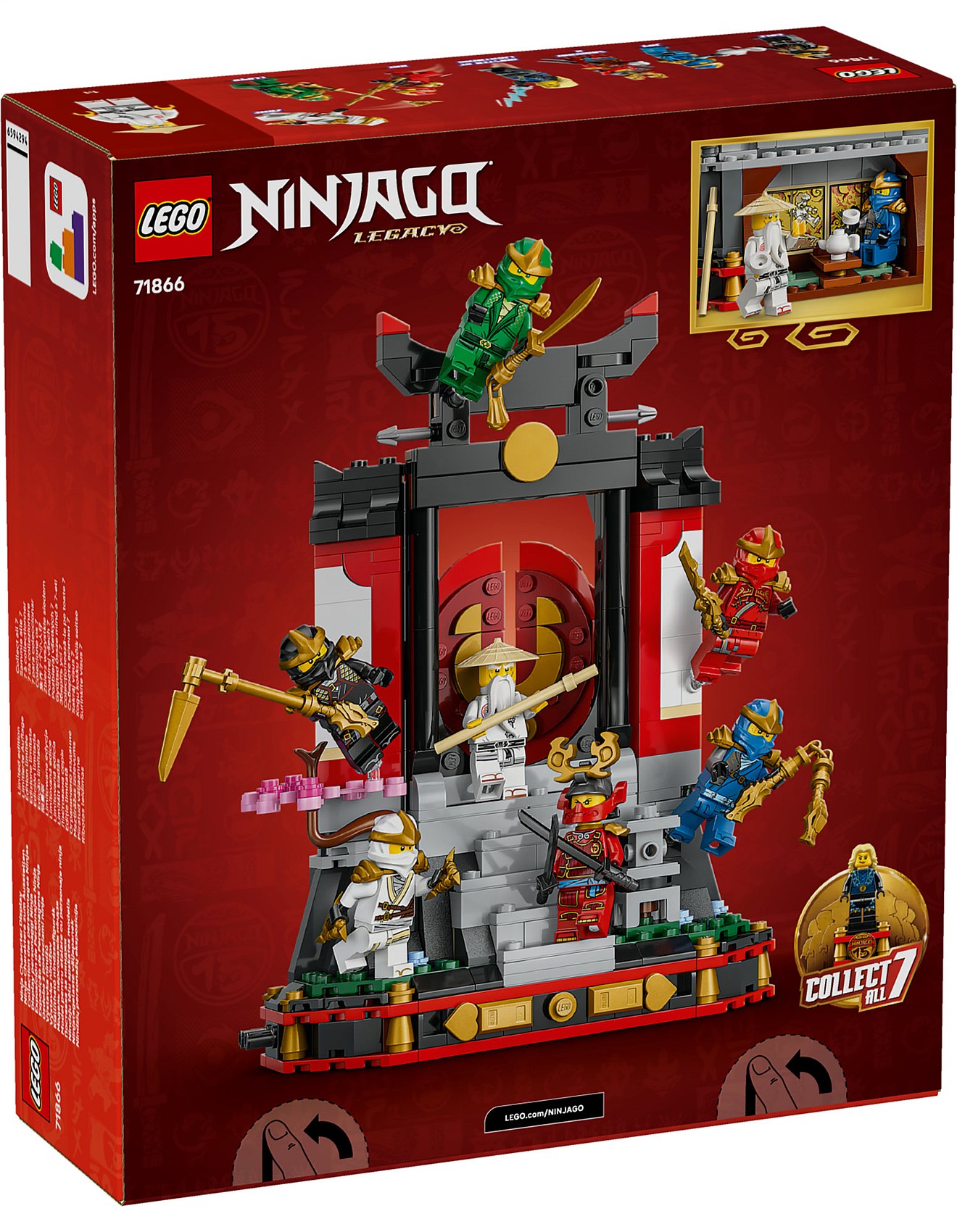 Lego Lego Ninjago Ninja Character Display 15th Anniversary 71866 ...