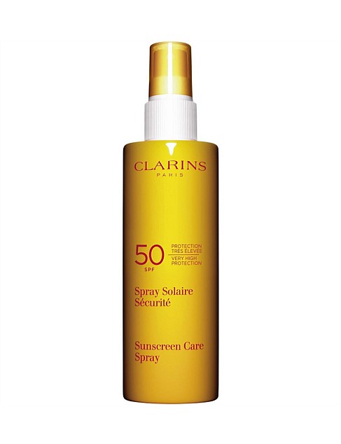 Clarins Sunscreen Care Spray Spf 50+ Body 150ml | David Jones