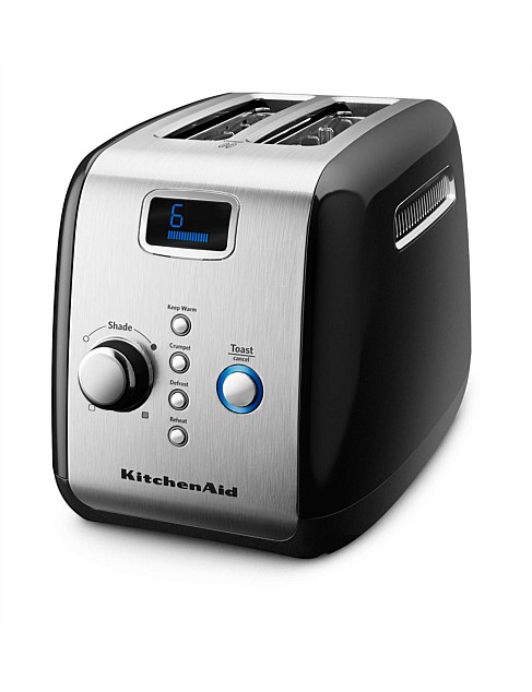 Kitchenaid Kmt223ob Artisan 2 Slice Toaster-Onyx Black | David Jones